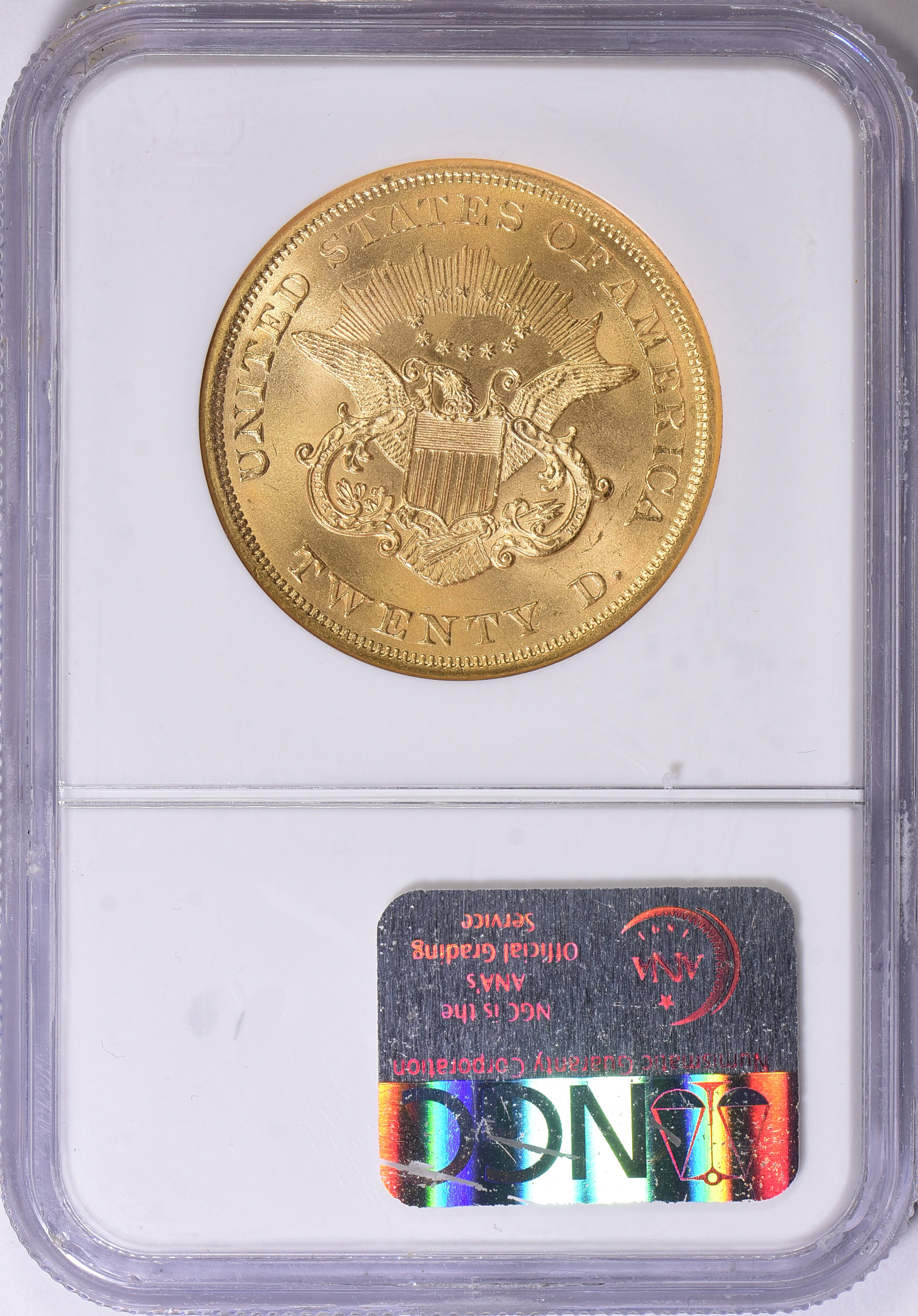 1865 Liberty Gold Double Eagle Shipwreck SS Republic NGC MS-65 (Item 1673556) | GreatCollections ...
