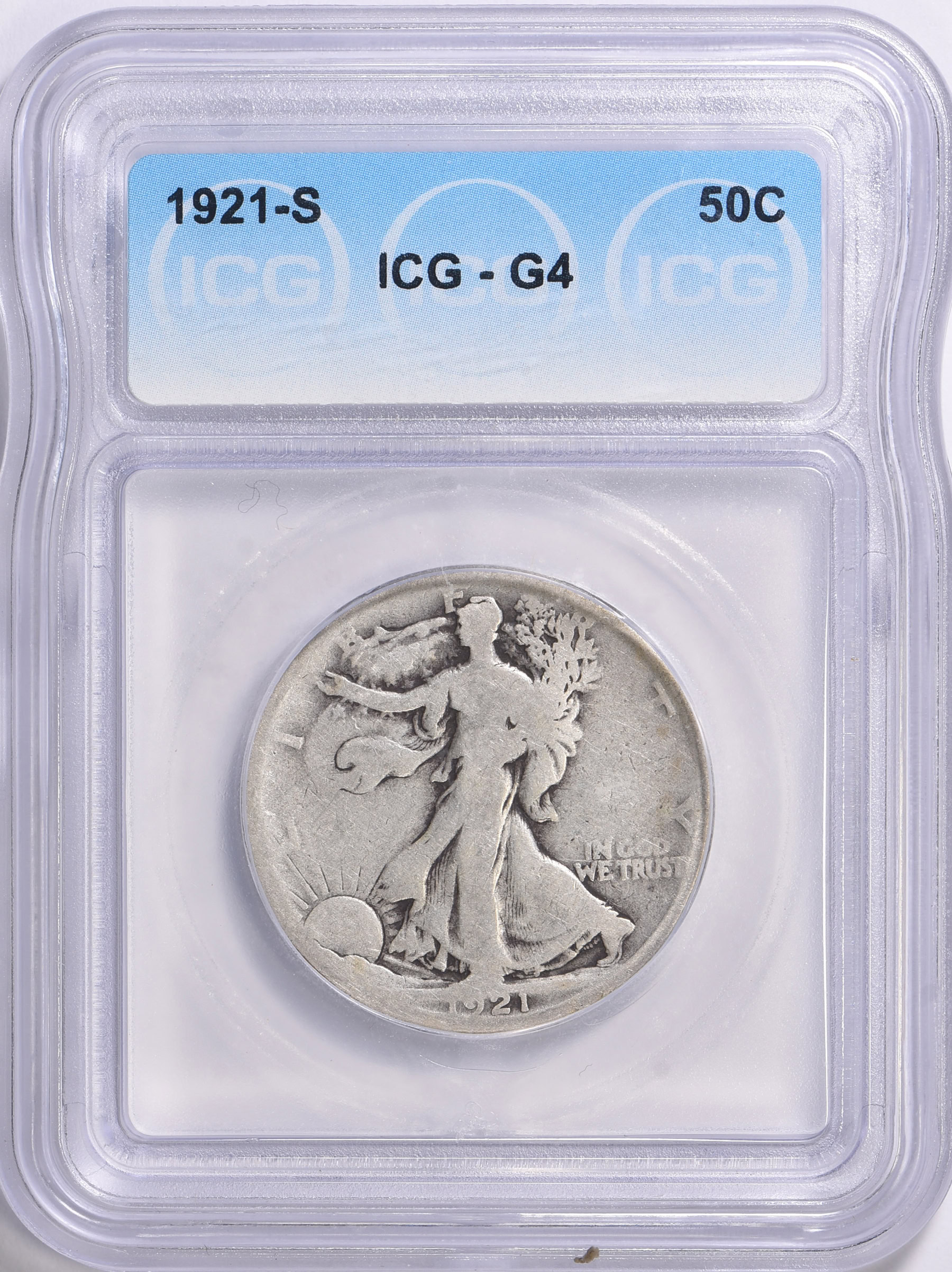 1921-S Walking Liberty Half Dollar ICG G-04 (Item 1673640 ...