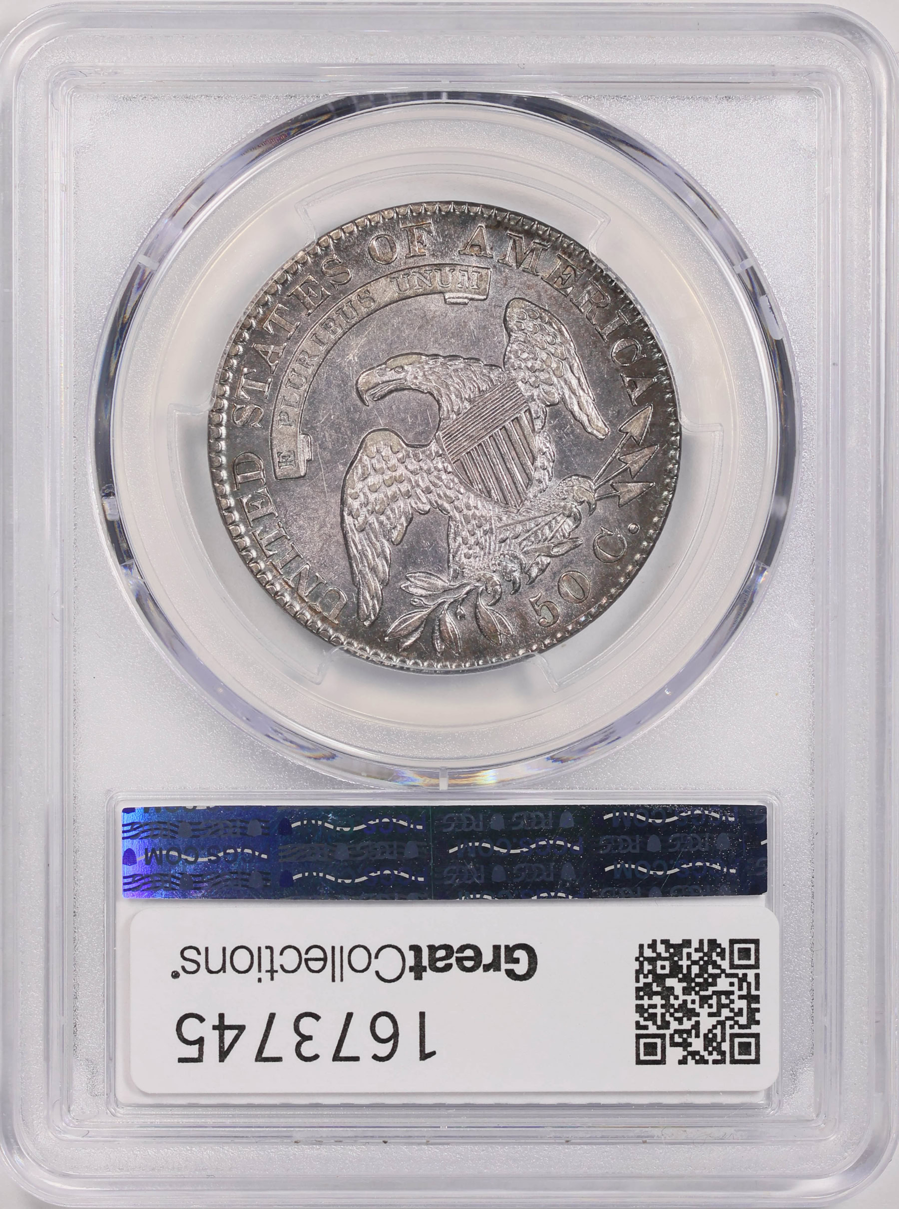 1829 Capped Bust Half Dollar Small Letters Overton 111 PCGS AU-55 (Toned) (Item 1673745 ...