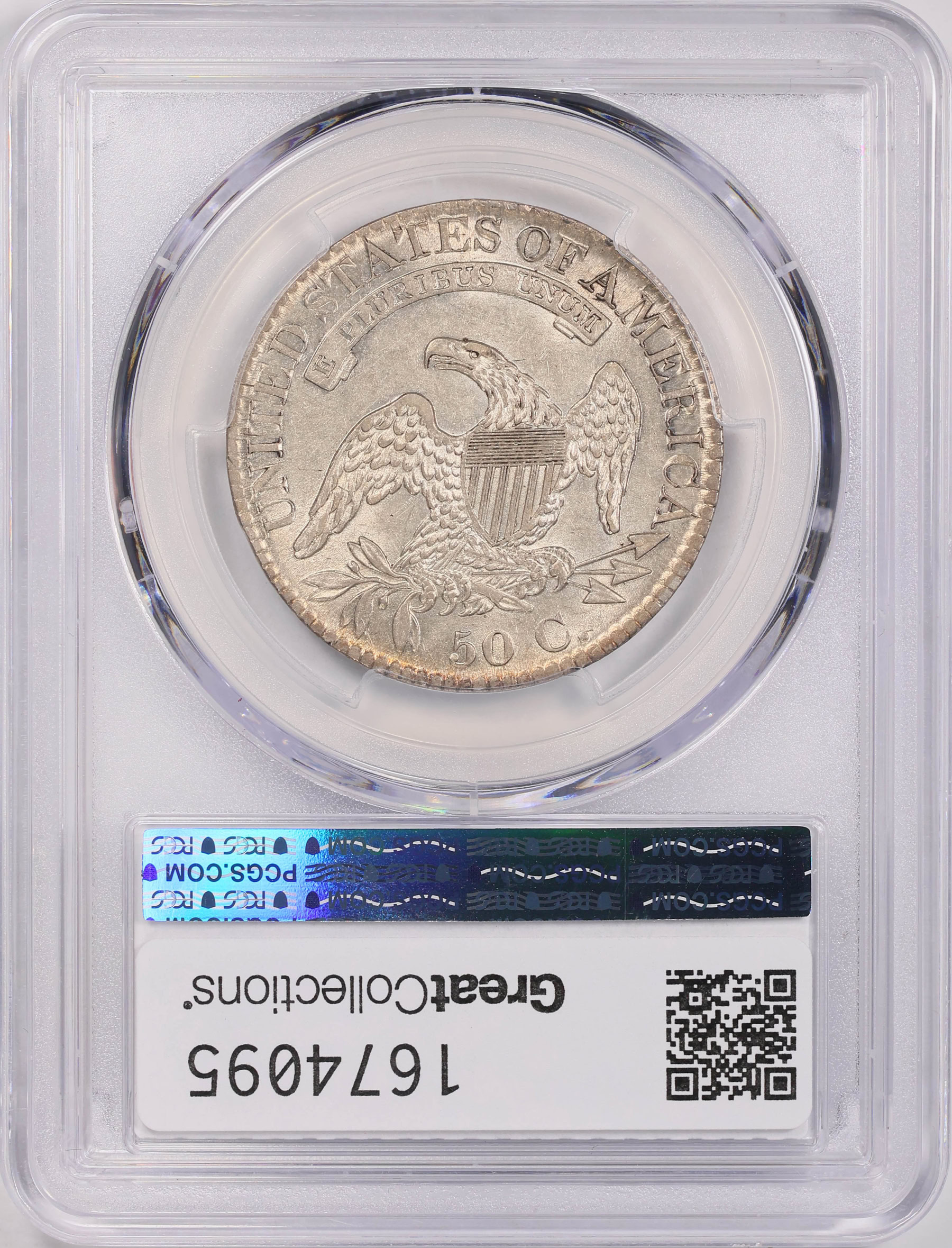 1826 Capped Bust Half Dollar Overton 102 PCGS AU-50 (Item 1674095) | GreatCollections Coin Auctions
