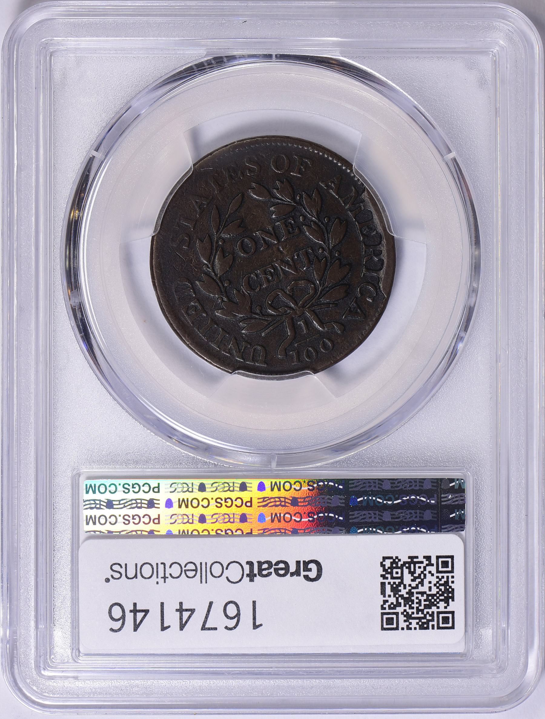 1804 Draped Bust Cent PCGS VG-10 BN (Item 1674146) | GreatCollections ...