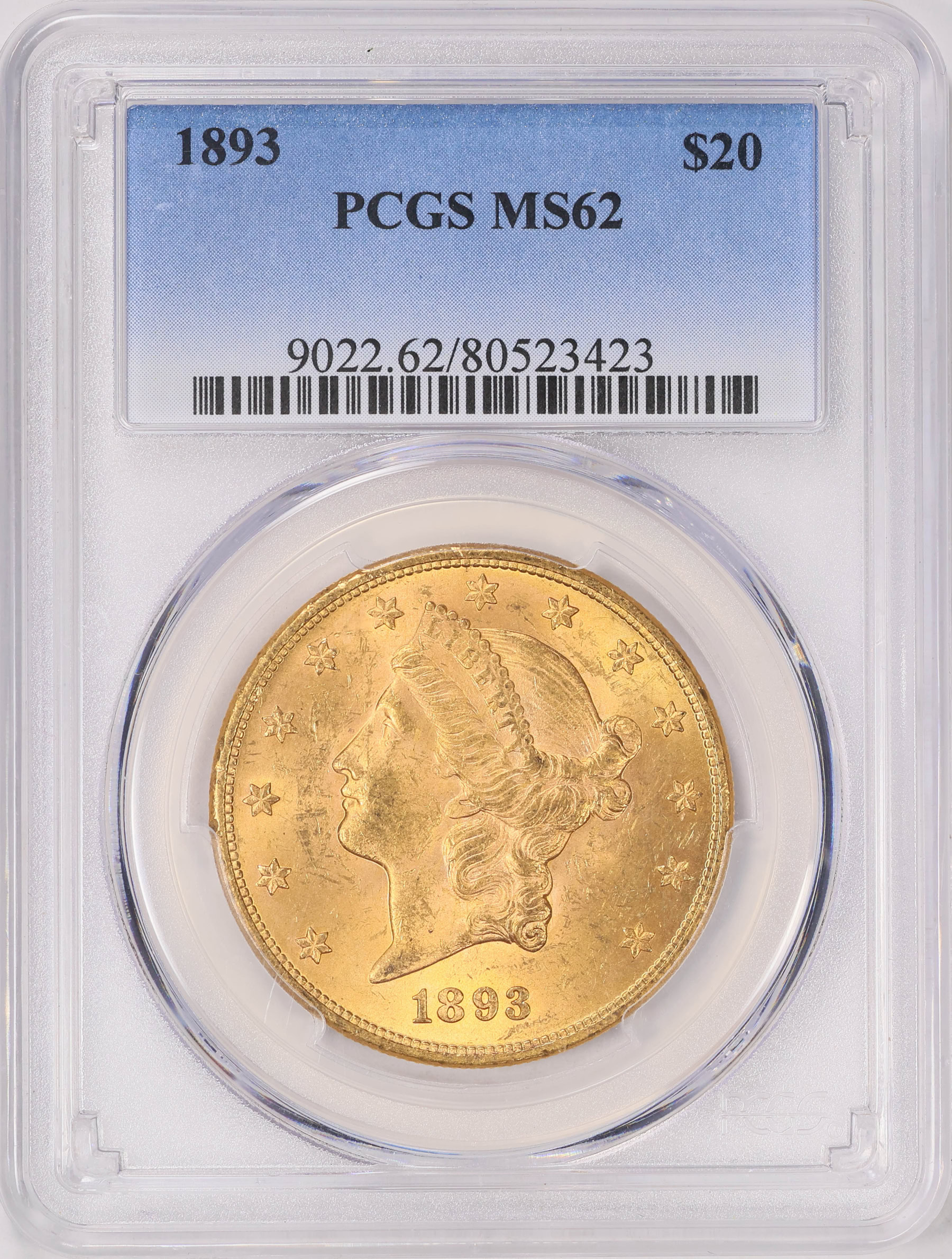 1893 Liberty Gold Double Eagle PCGS MS-62 (Item 1674289 ...