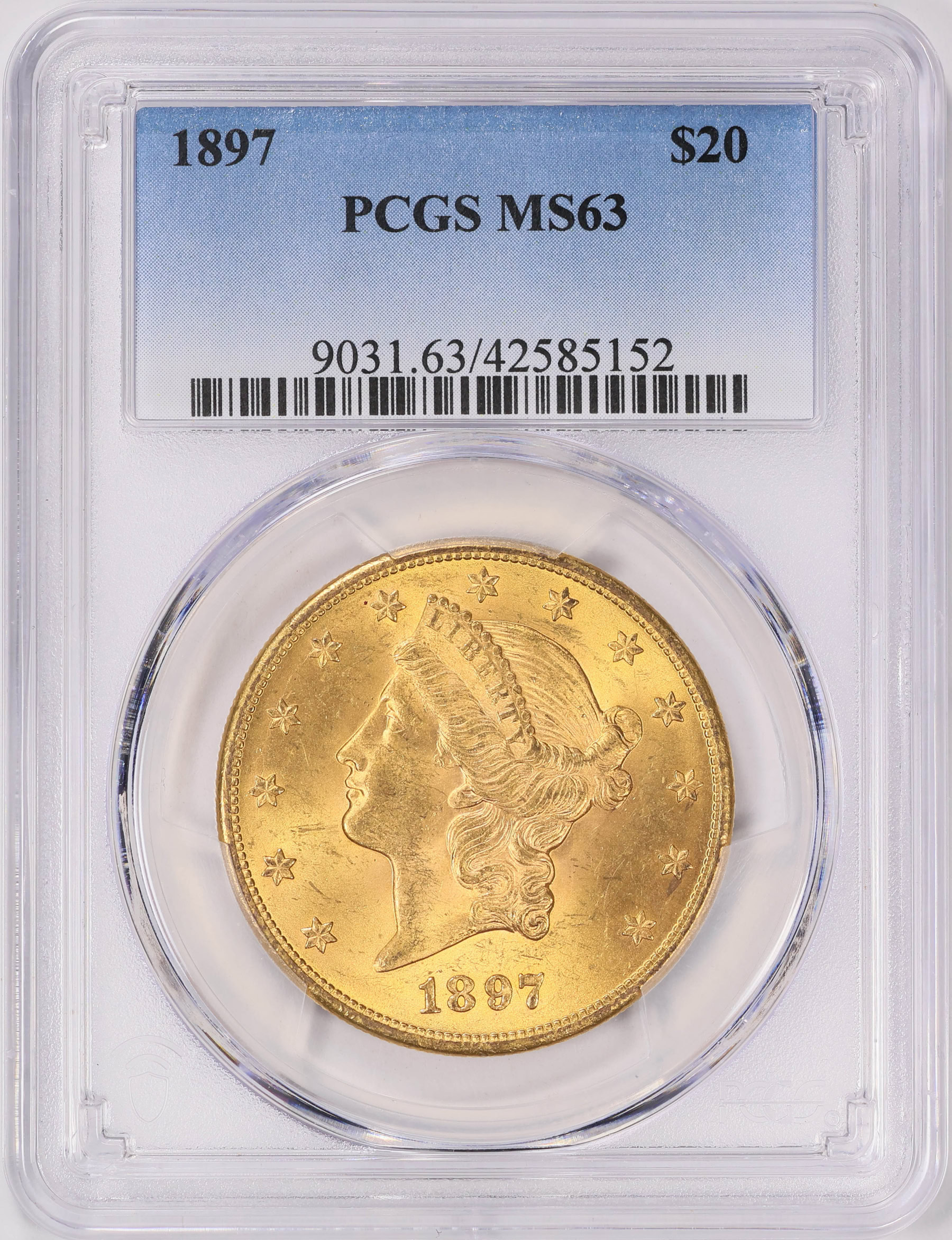 1897 Liberty Gold Double Eagle PCGS MS-63 (Item 1674325 ...