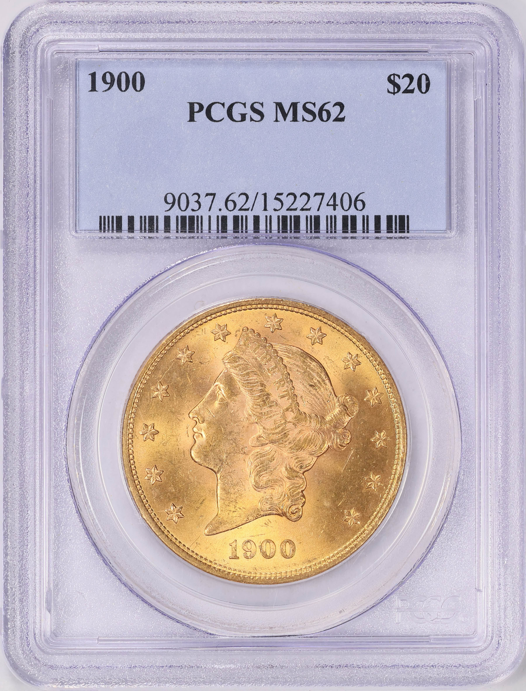 1900 Liberty Gold Double Eagle PCGS MS-62 (Item 1674347) | GreatCollections Coin Auctions