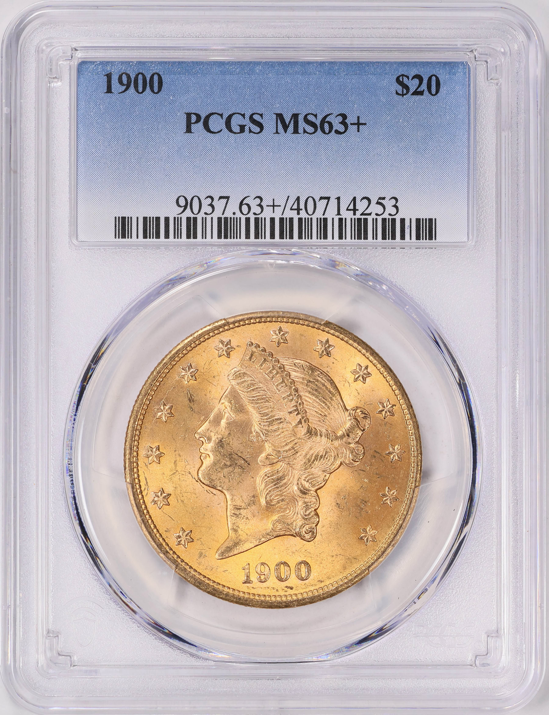 1900 Liberty Gold Double Eagle PCGS MS-63+ (Item 1674517) | GreatCollections Coin Auctions