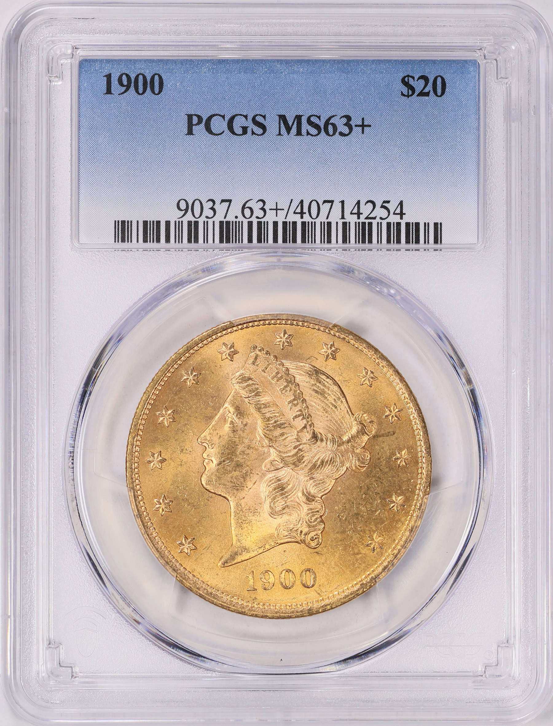 1900 Liberty Gold Double Eagle PCGS MS-63+ (Item 1674518) | GreatCollections Coin Auctions