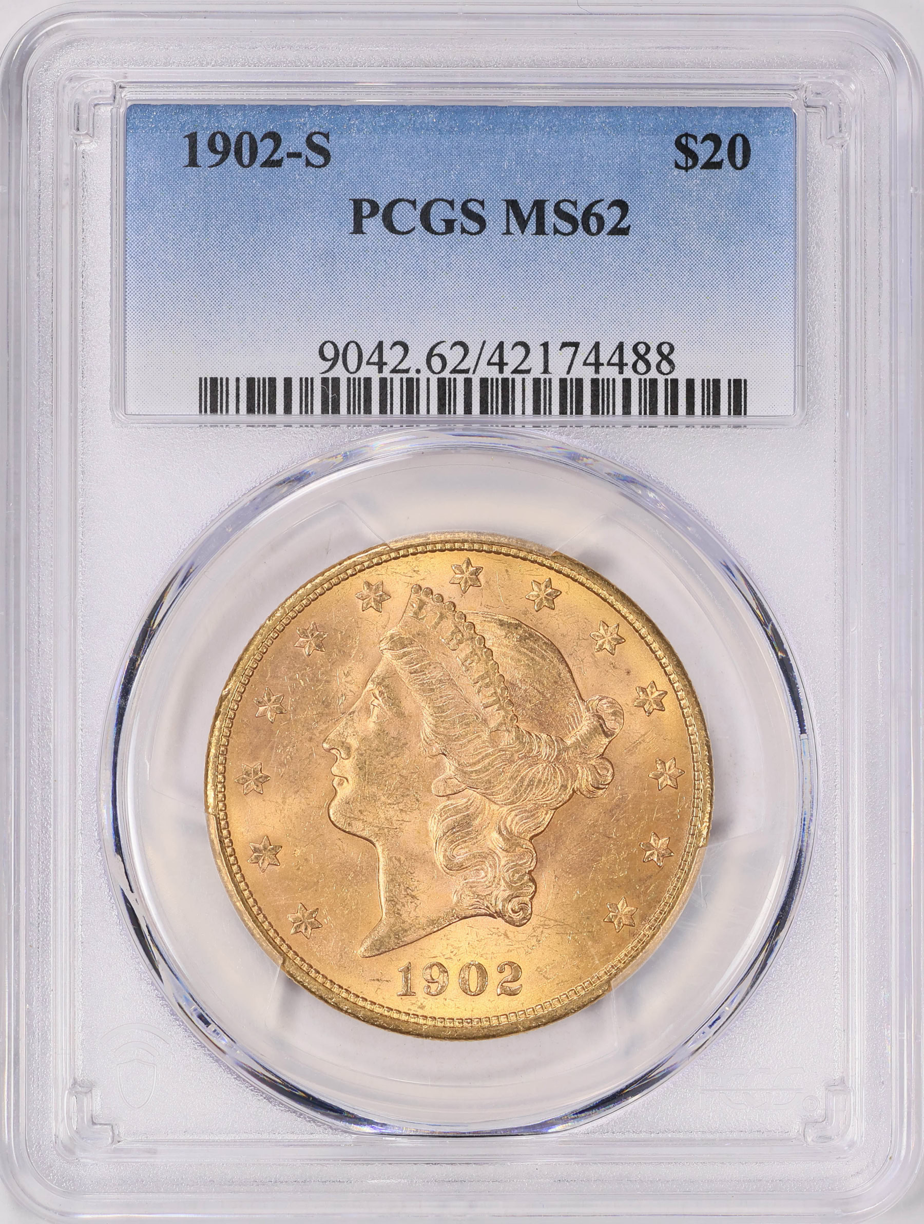 1902-S Liberty Gold Double Eagle PCGS MS-62 (Item 1674529 ...