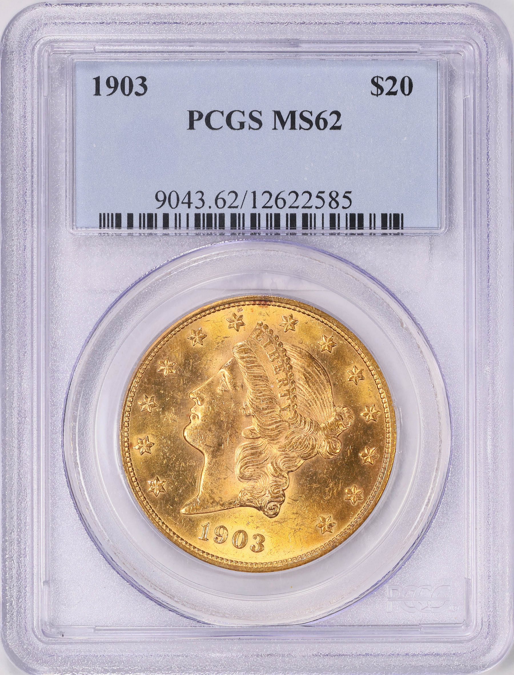 1903 Liberty Gold Double Eagle PCGS MS-62 (Item 1674531 ...