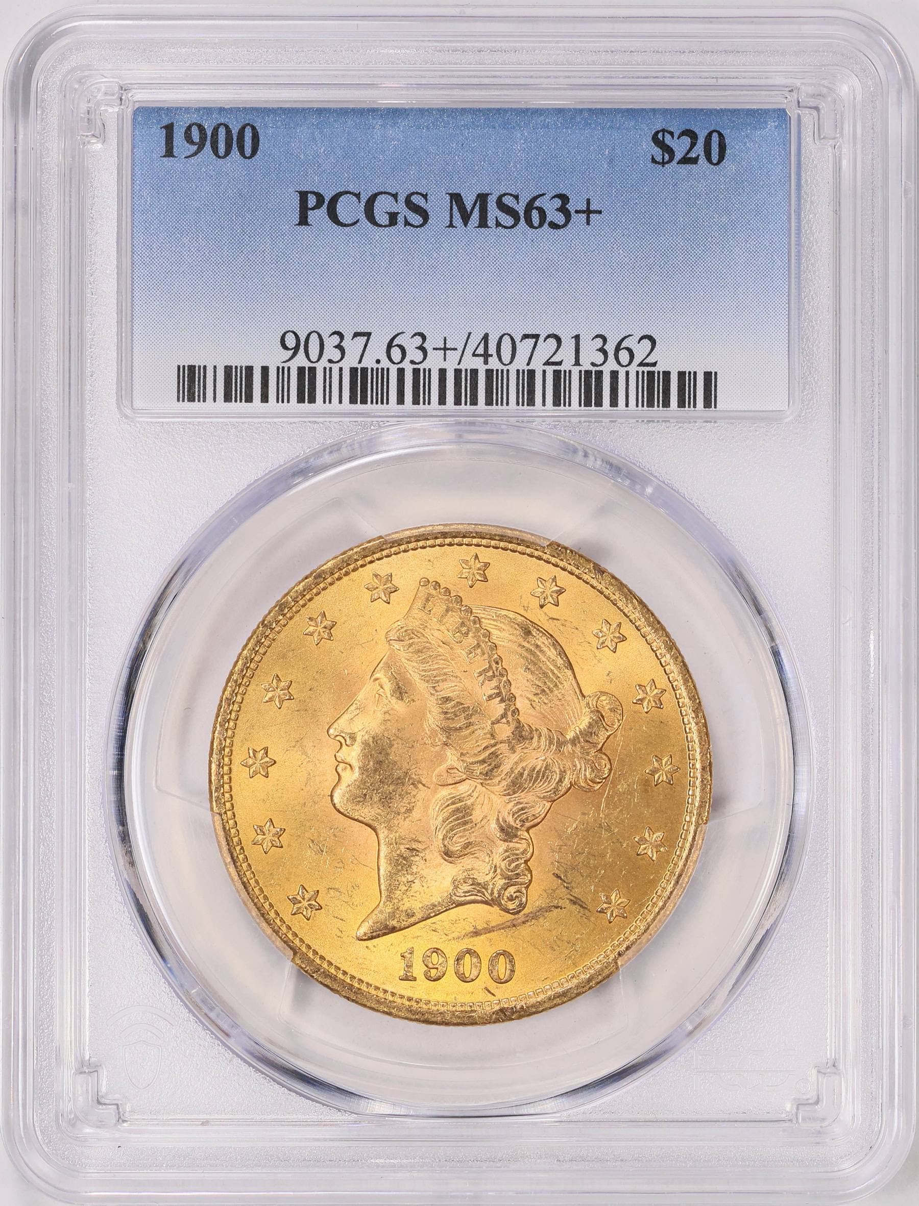 1900 Liberty Gold Double Eagle PCGS MS-63+ (Item 1674543) | GreatCollections Coin Auctions