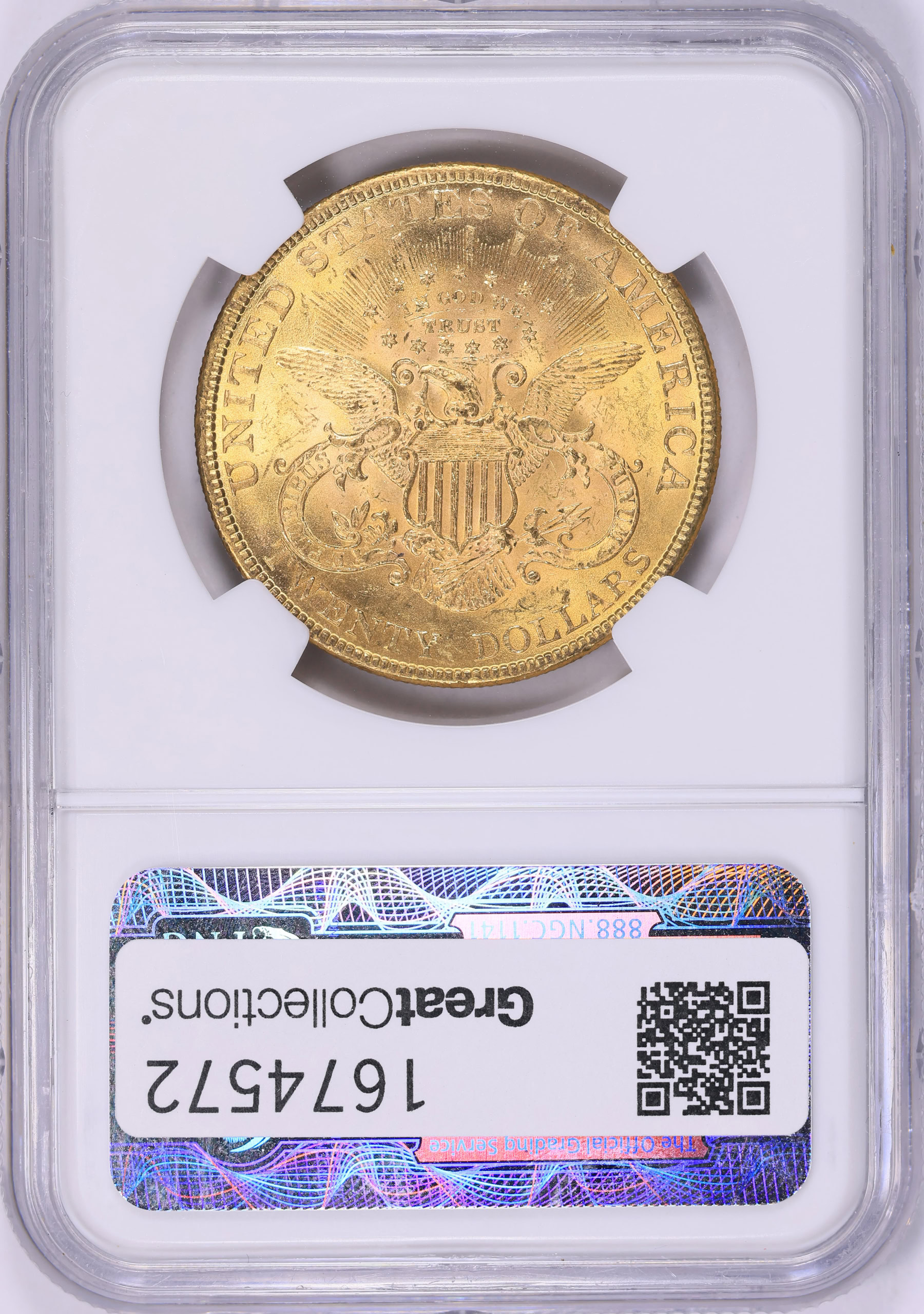 1895 Liberty Gold Double Eagle NGC MS-62 (Item 1674572 ...