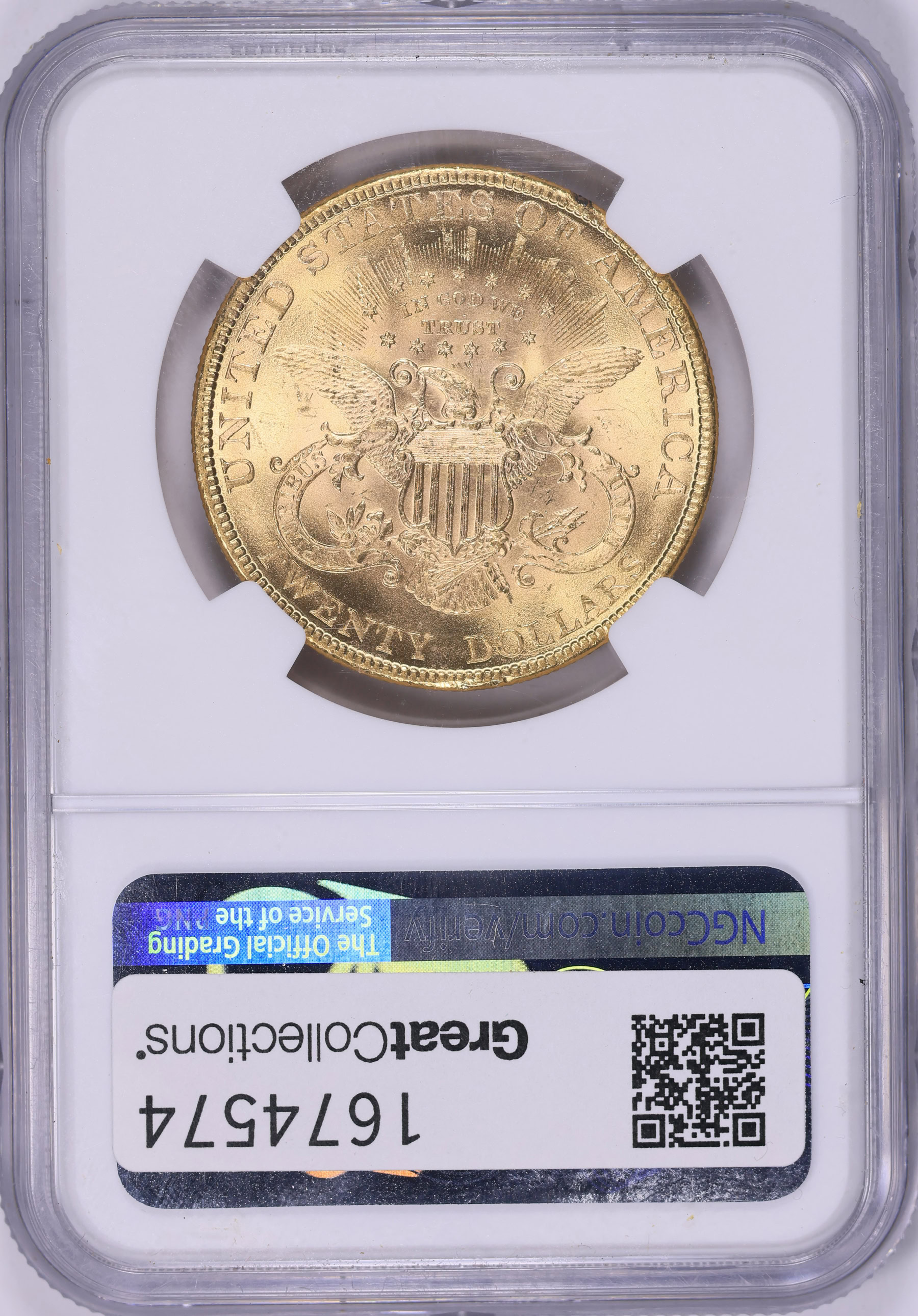 1895 Liberty Gold Double Eagle NGC MS-62 (Item 1674574 ...