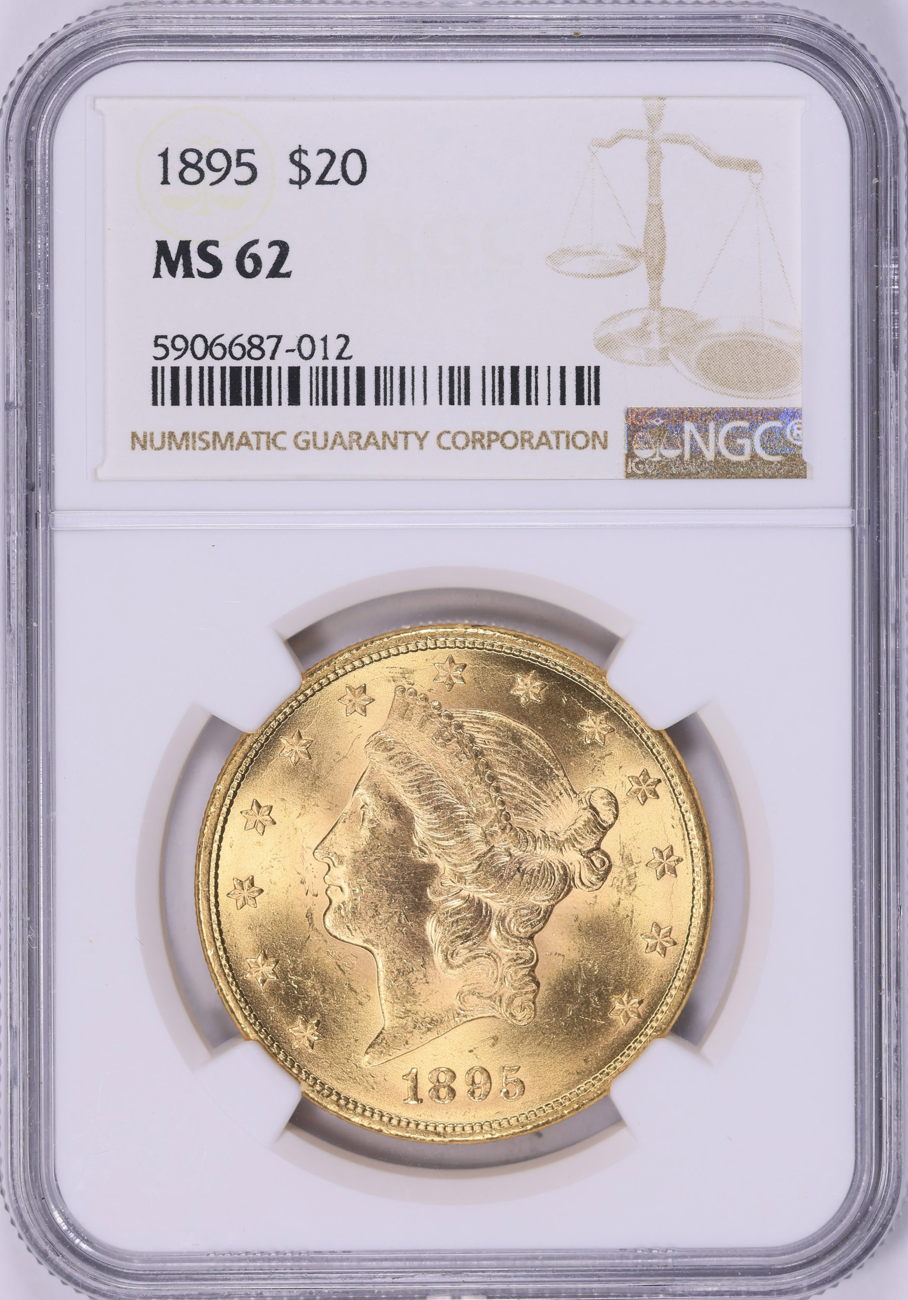 1895 Liberty Gold Double Eagle NGC MS-62 (Item 1674575 ...