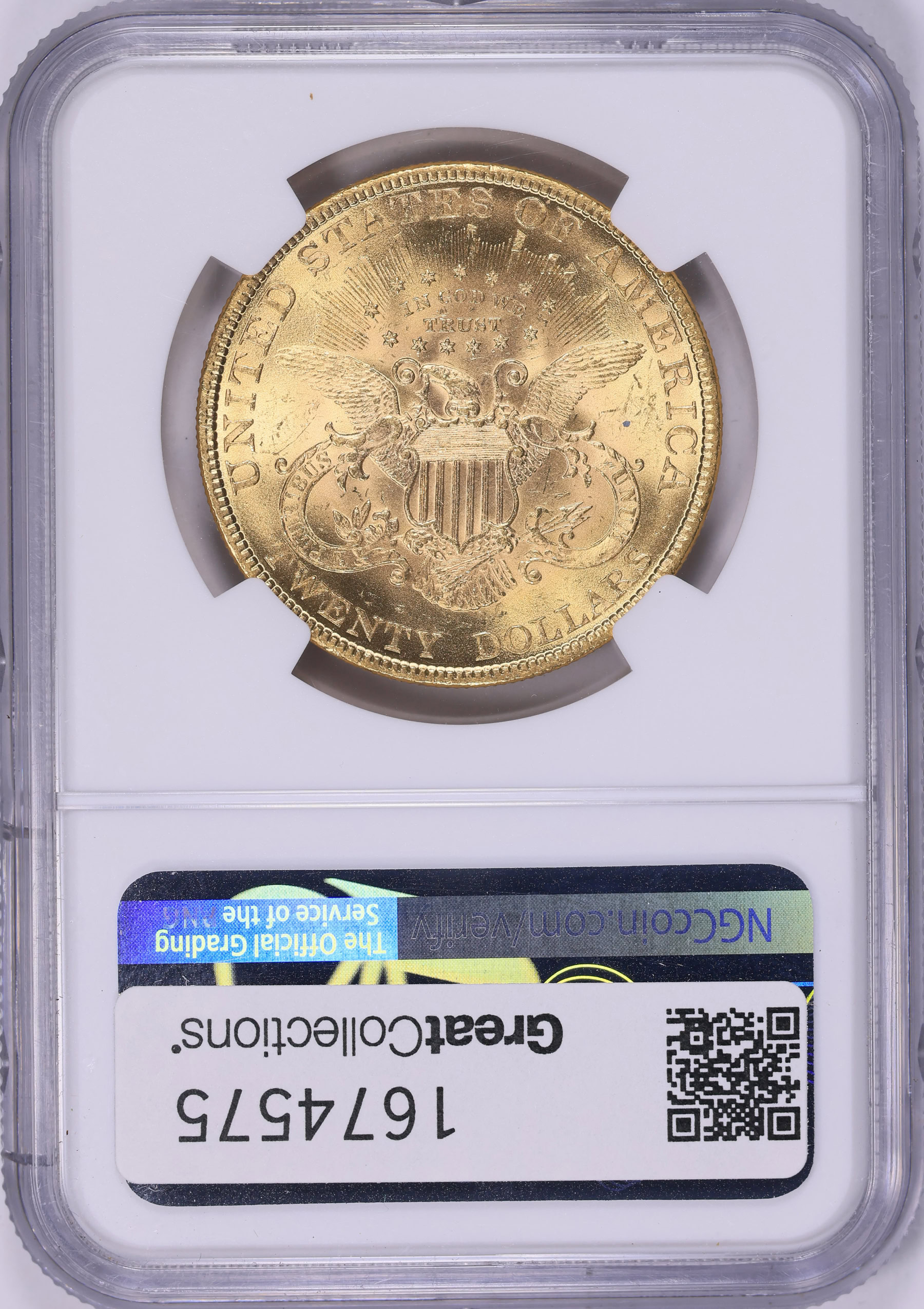 1895 Liberty Gold Double Eagle NGC MS-62 (Item 1674575 ...