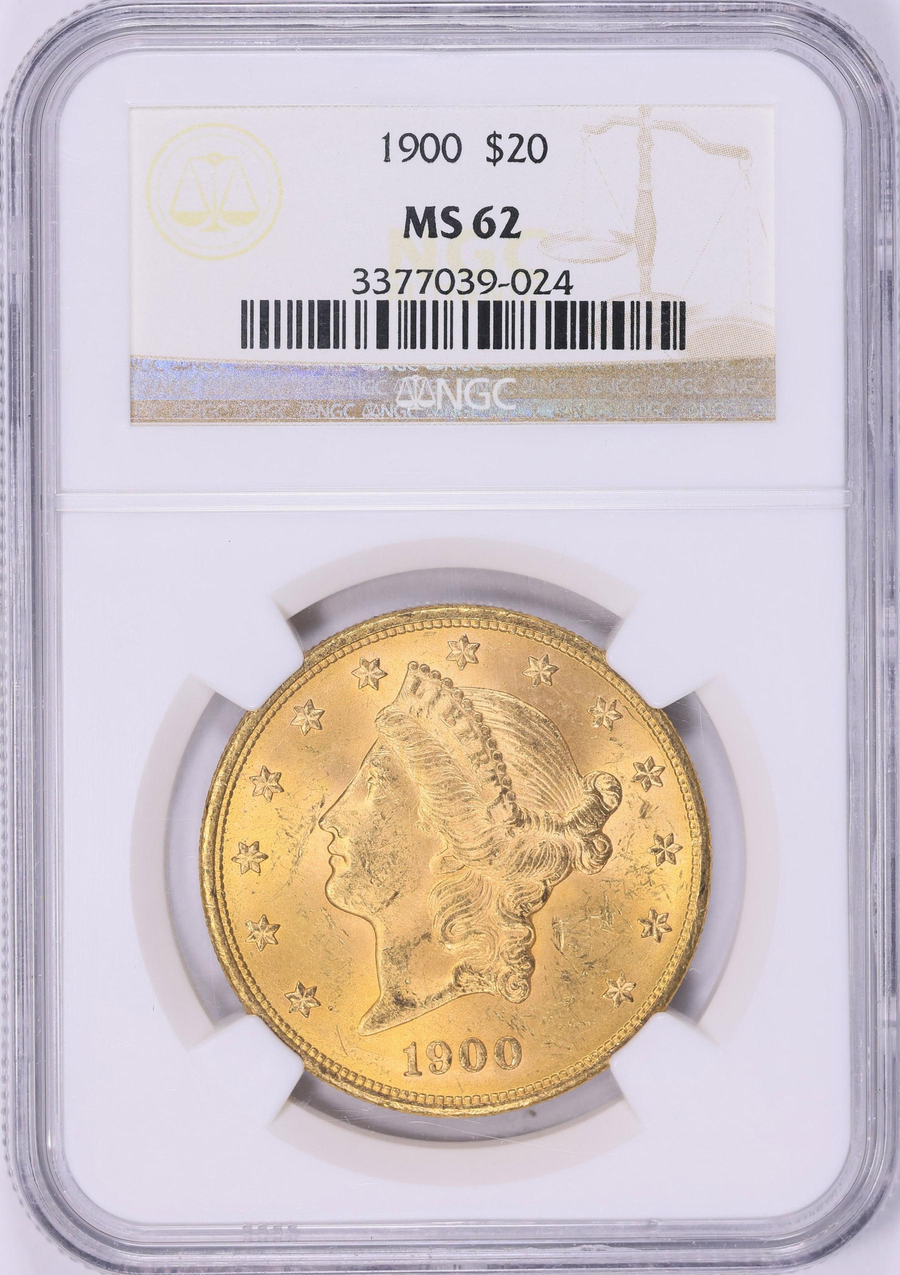1900 Liberty Gold Double Eagle NGC MS-62 (Item 1674593 ...