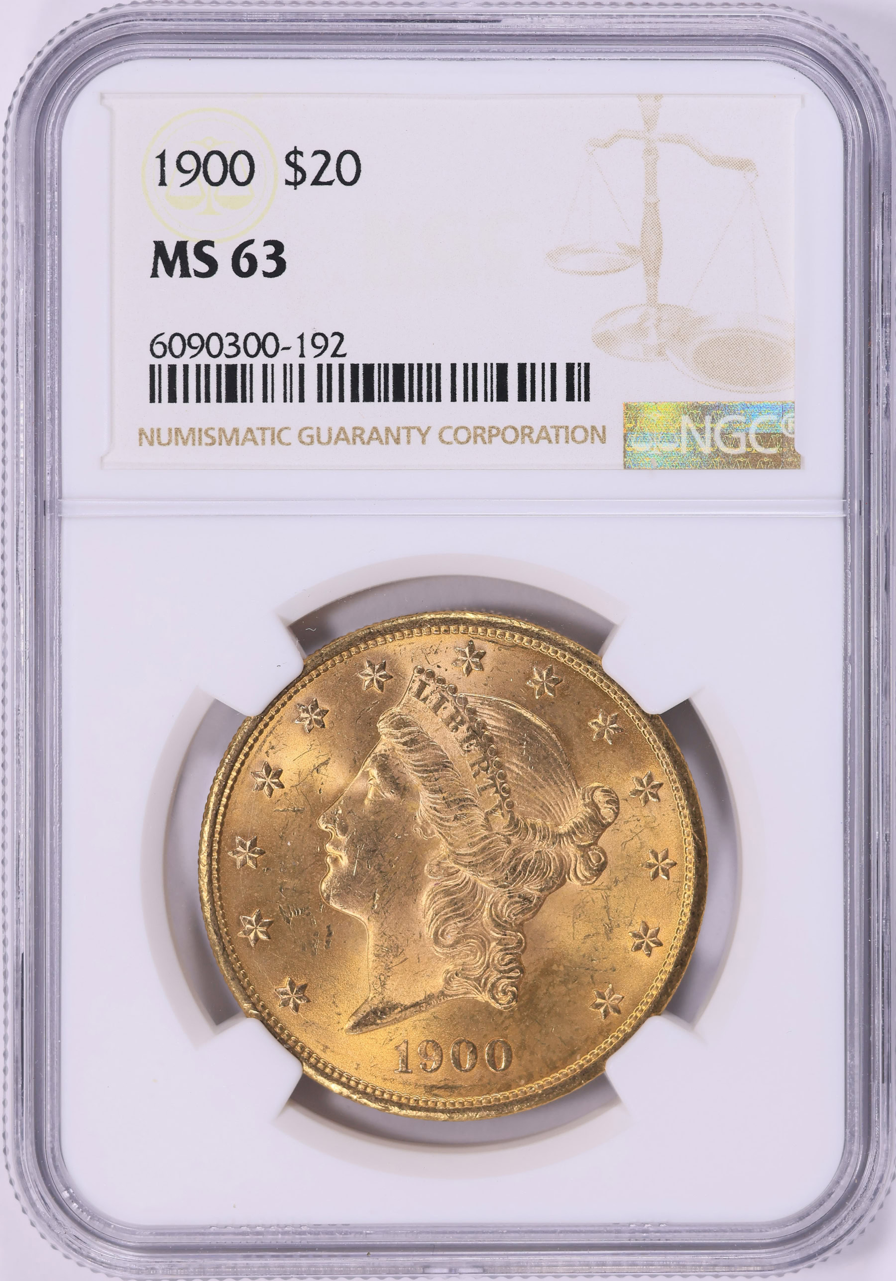 1900 Liberty Gold Double Eagle NGC MS-63 (Item 1674627 ...
