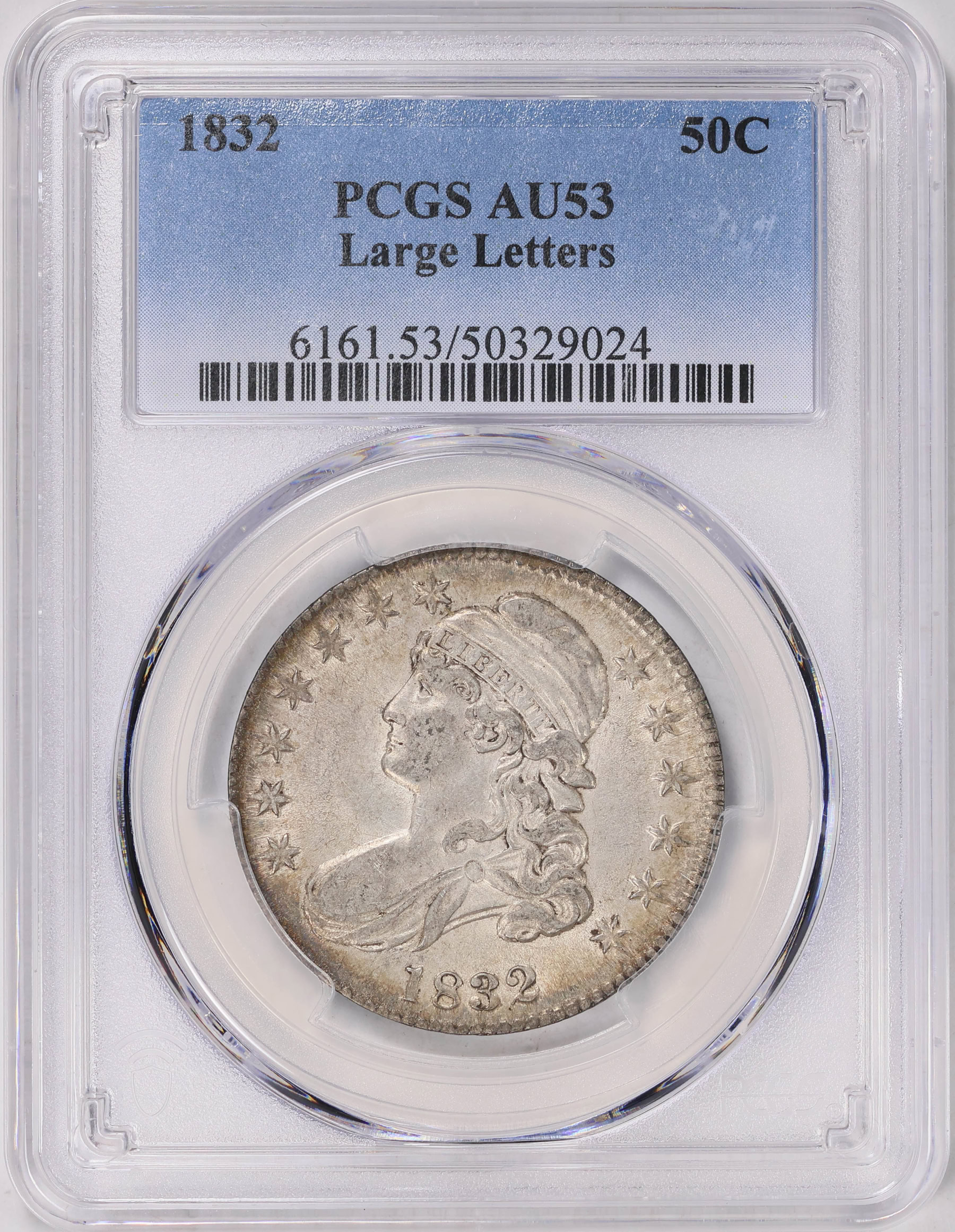 1832 Capped Bust Half Dollar Large Letters PCGS AU-53 (Item 1676165 ...