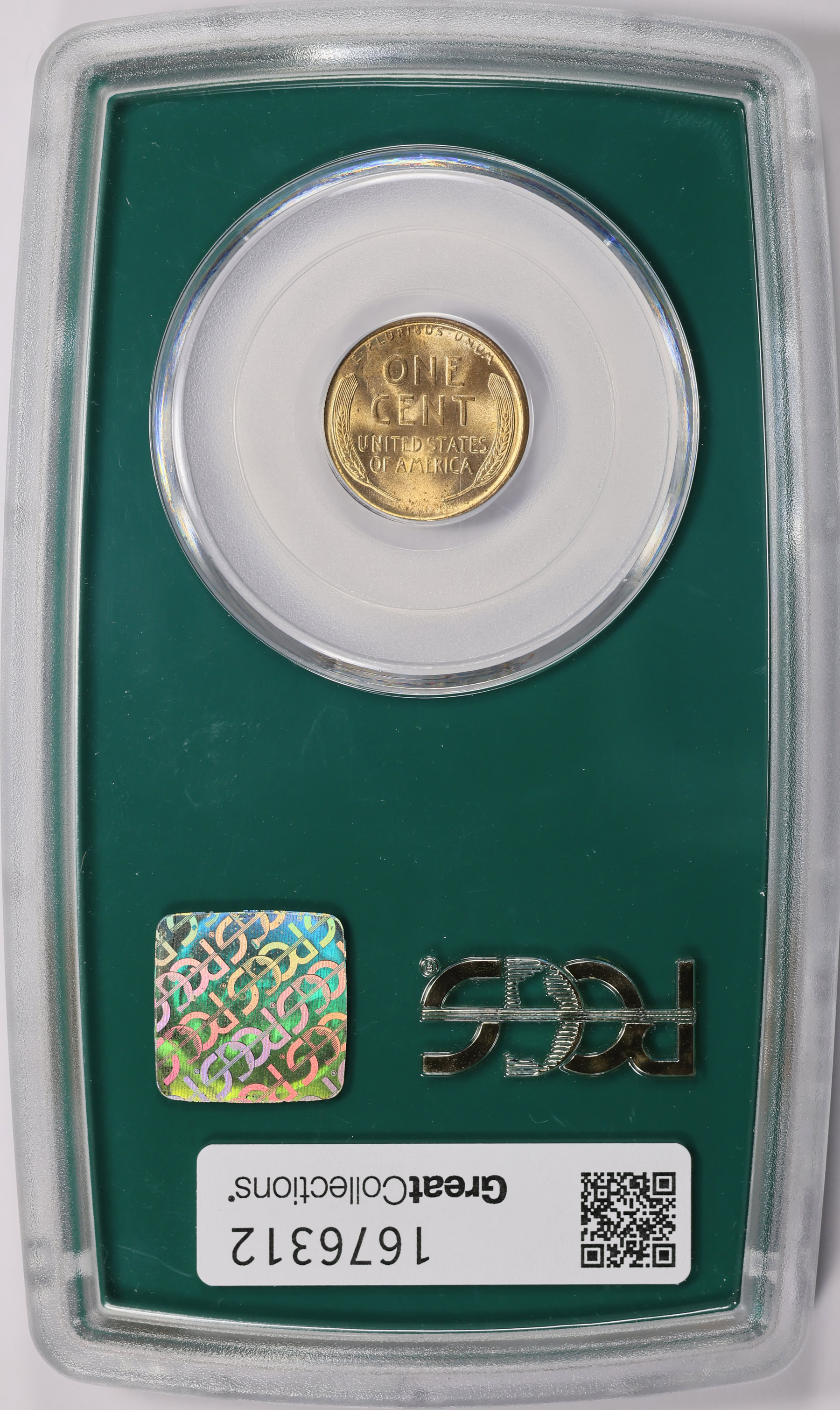 1909-S Lincoln Cent S/Horizontal S PCGS MS-65 RD (CAC Green) (PCGS ...