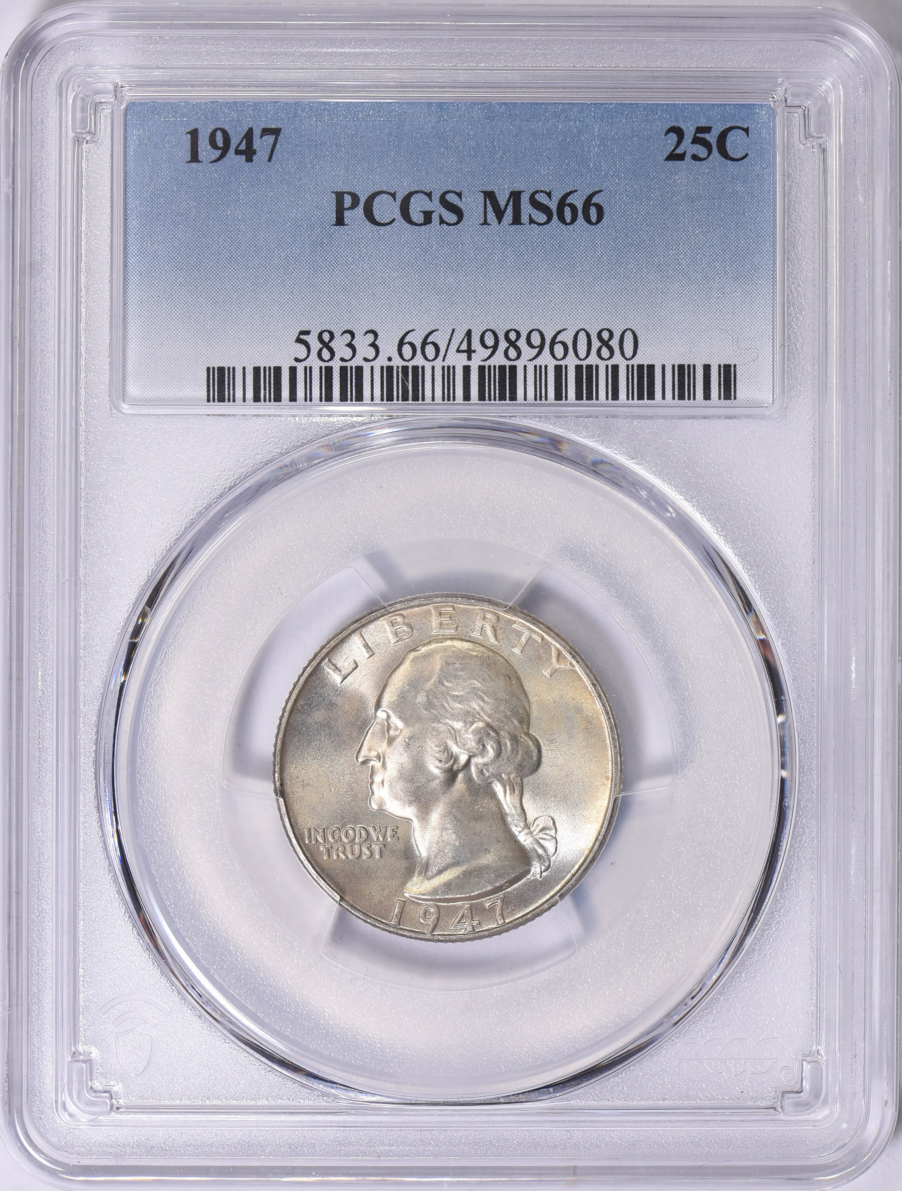 1947 Washington Quarter PCGS MS-66 (Item 1677702) | GreatCollections Coin Auctions
