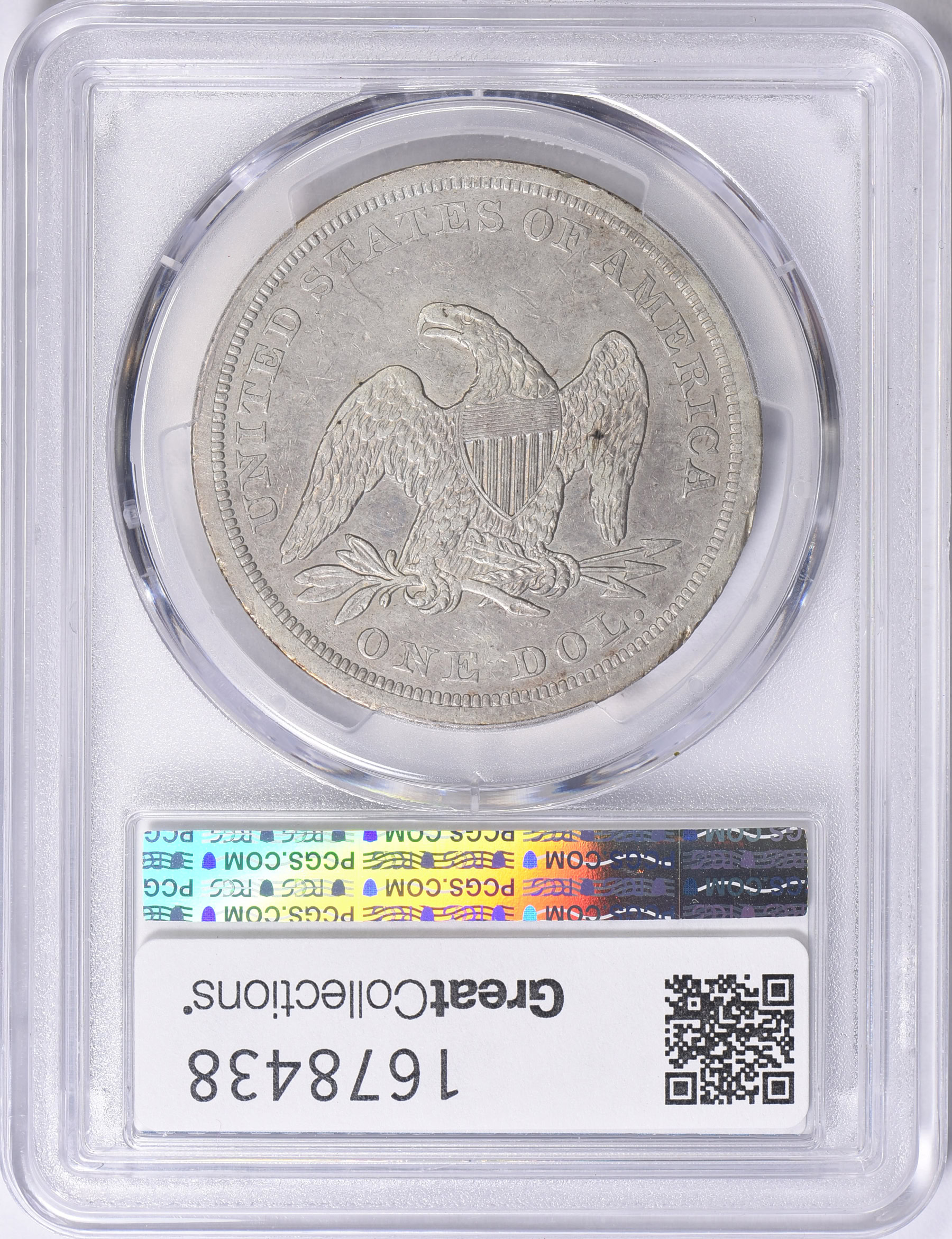1843 Seated Liberty Silver Dollar PCGS Genuine XF Details (Item 1678438 ...