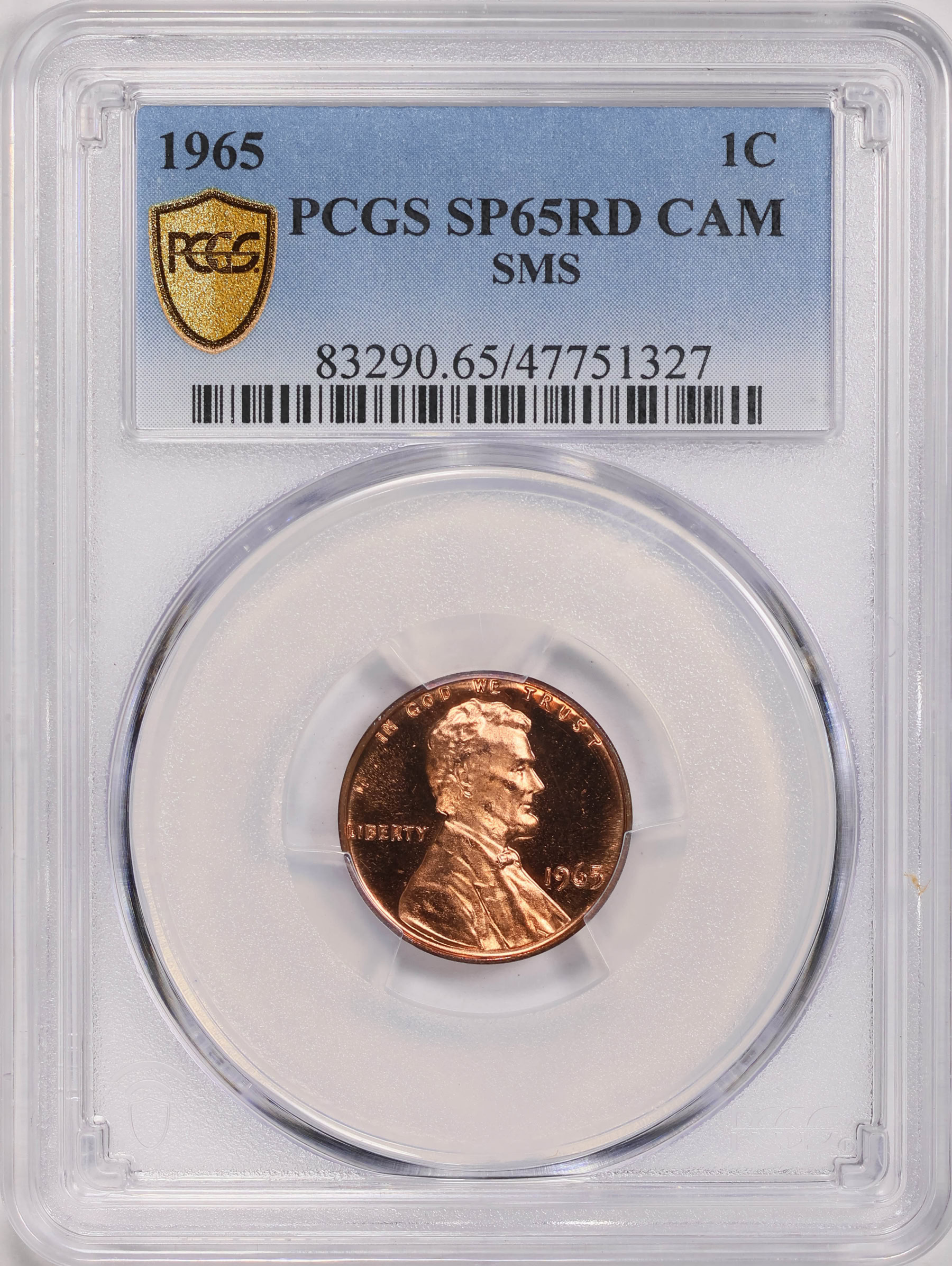 1965 Lincoln Cent SMS PCGS SP-65 CAMEO (Item 1679378 ...