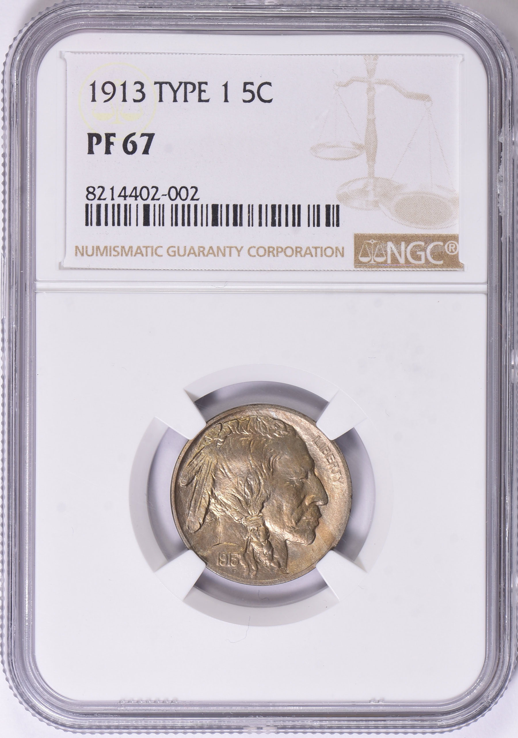1913 Buffalo Nickel Type 1 NGC Proof-67 (Item 1679722 ...