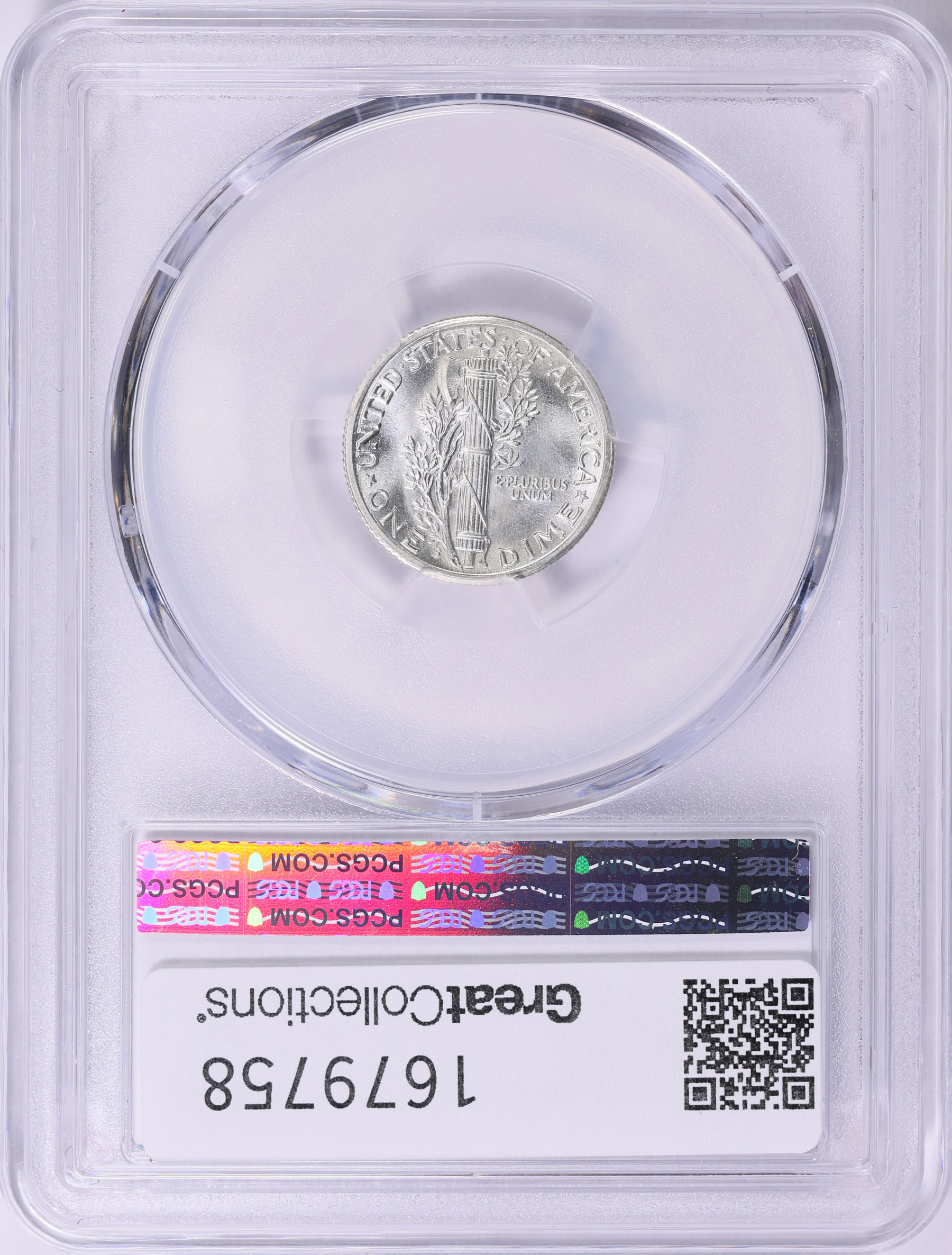 1935-S Mercury Dime PCGS MS-67 FB (Item 1679758) | GreatCollections Coin Auctions