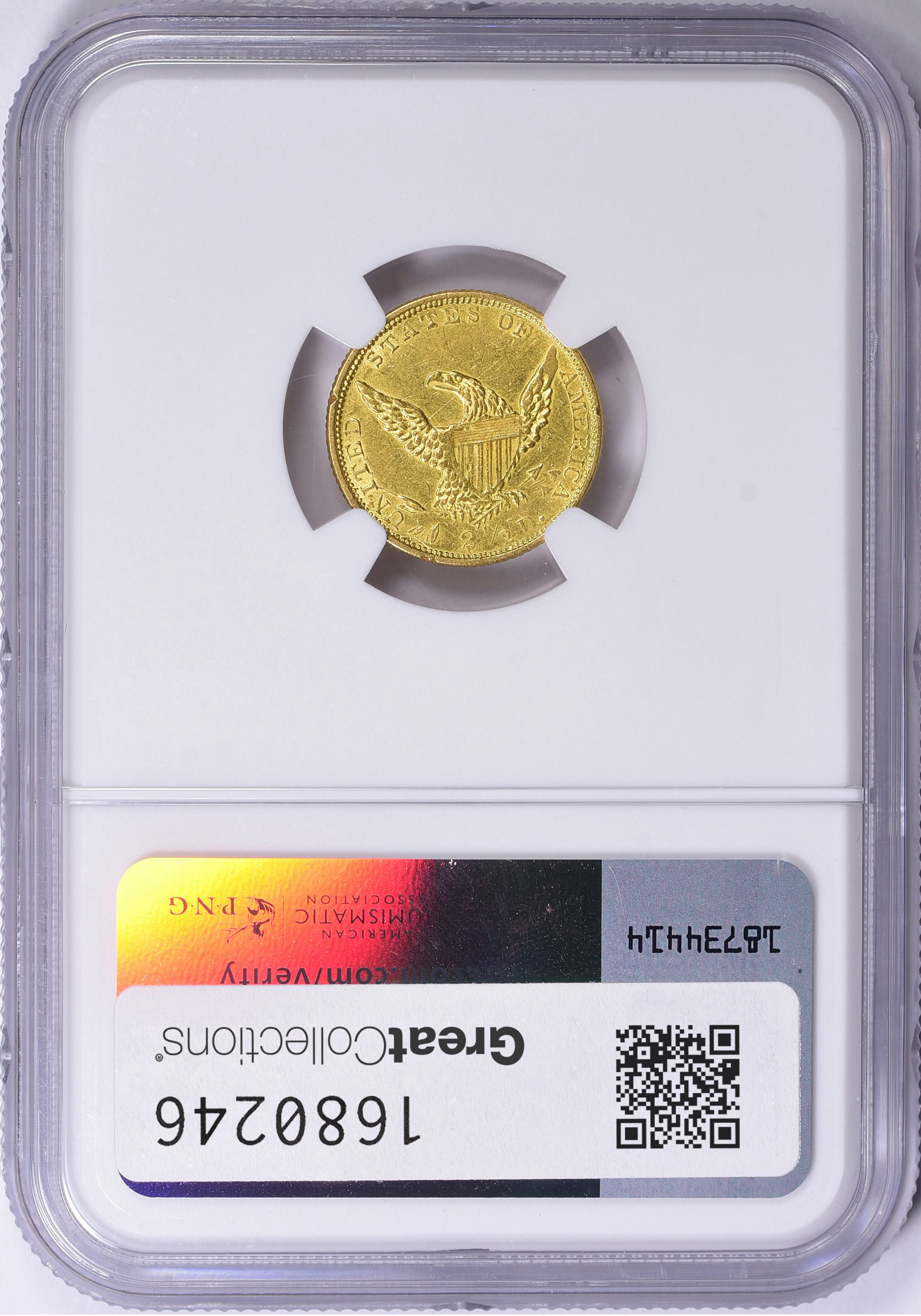 1839-O Classic Gold Quarter Eagle NGC AU Details (Item 1680246 ...