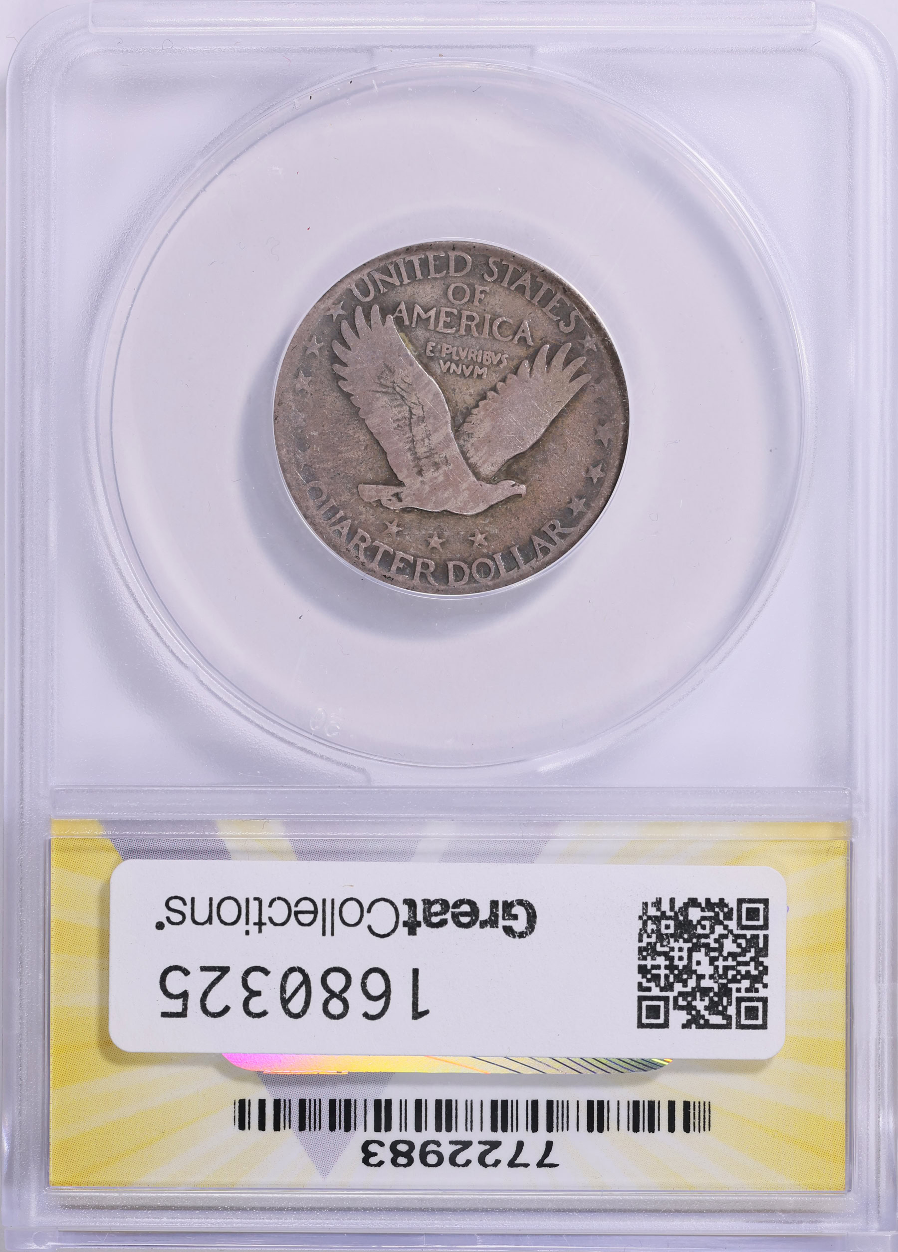 1927 Standing Liberty Quarter ANACS G-04 (Toned) (Item 1680325 ...