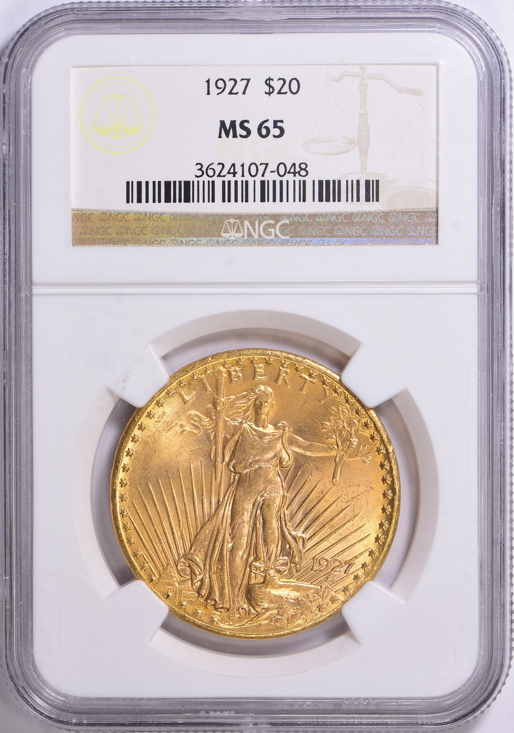 1927 Saint-Gaudens Gold Double Eagle NGC MS-65 (Item 1681458 ...