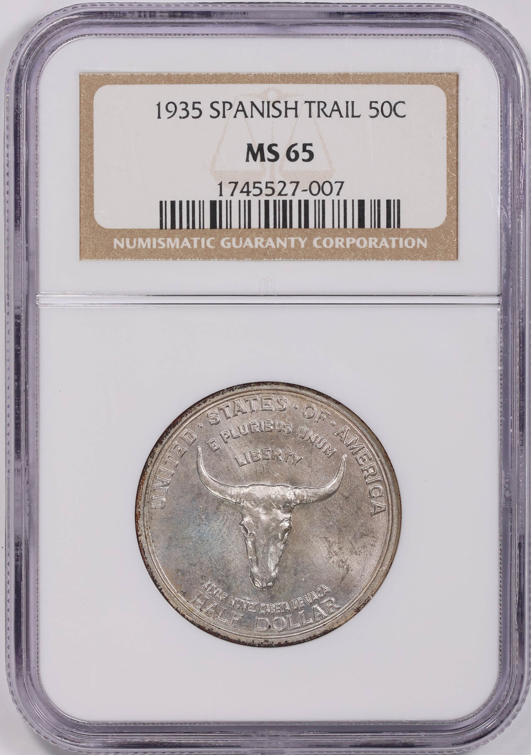1935 Old Spanish Trail Half Dollar NGC MS-65 (Item 1683360 ...