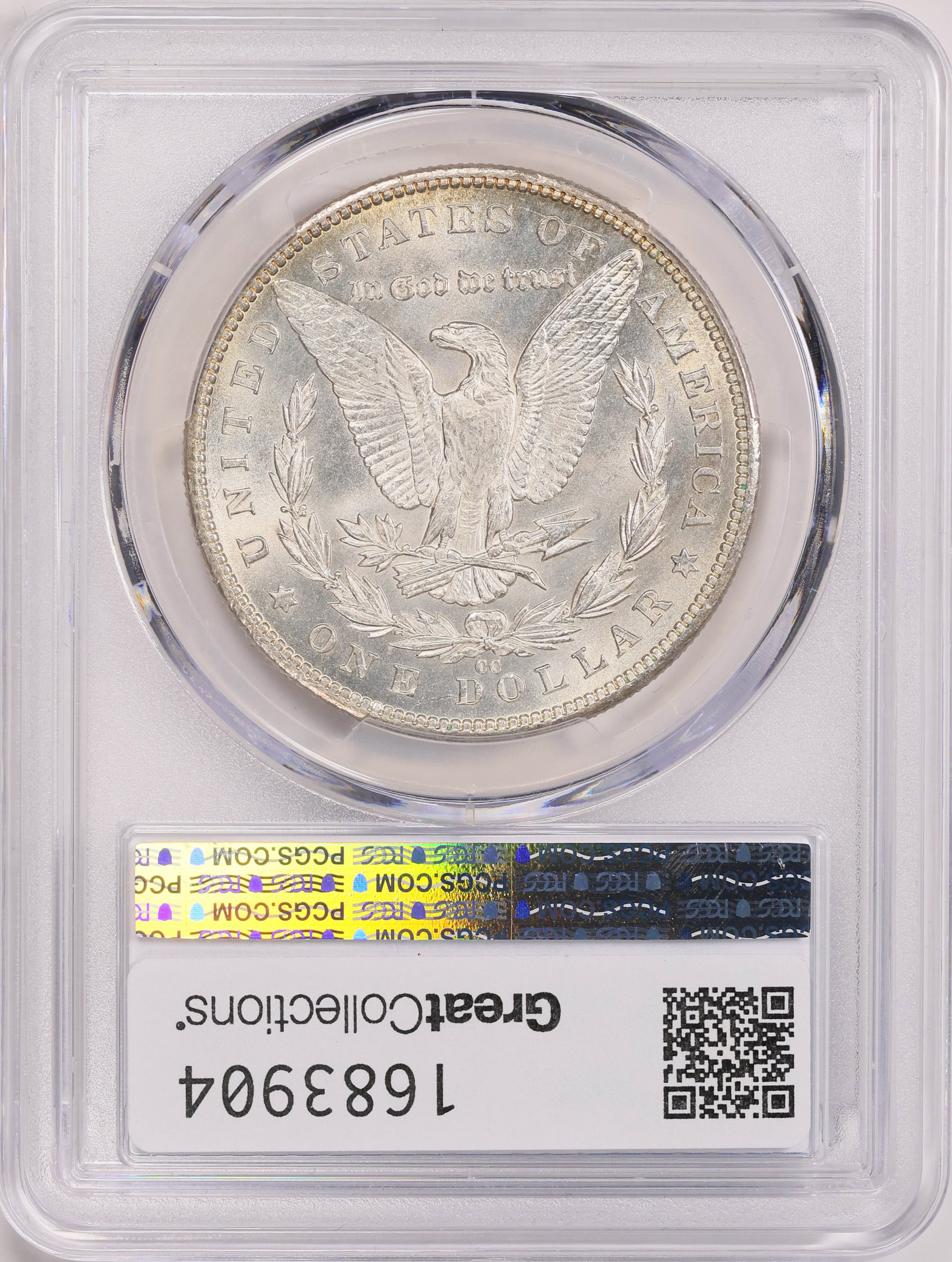 1890-CC Morgan Silver Dollar PCGS MS-62 (Item 1683904) | GreatCollections Coin Auctions