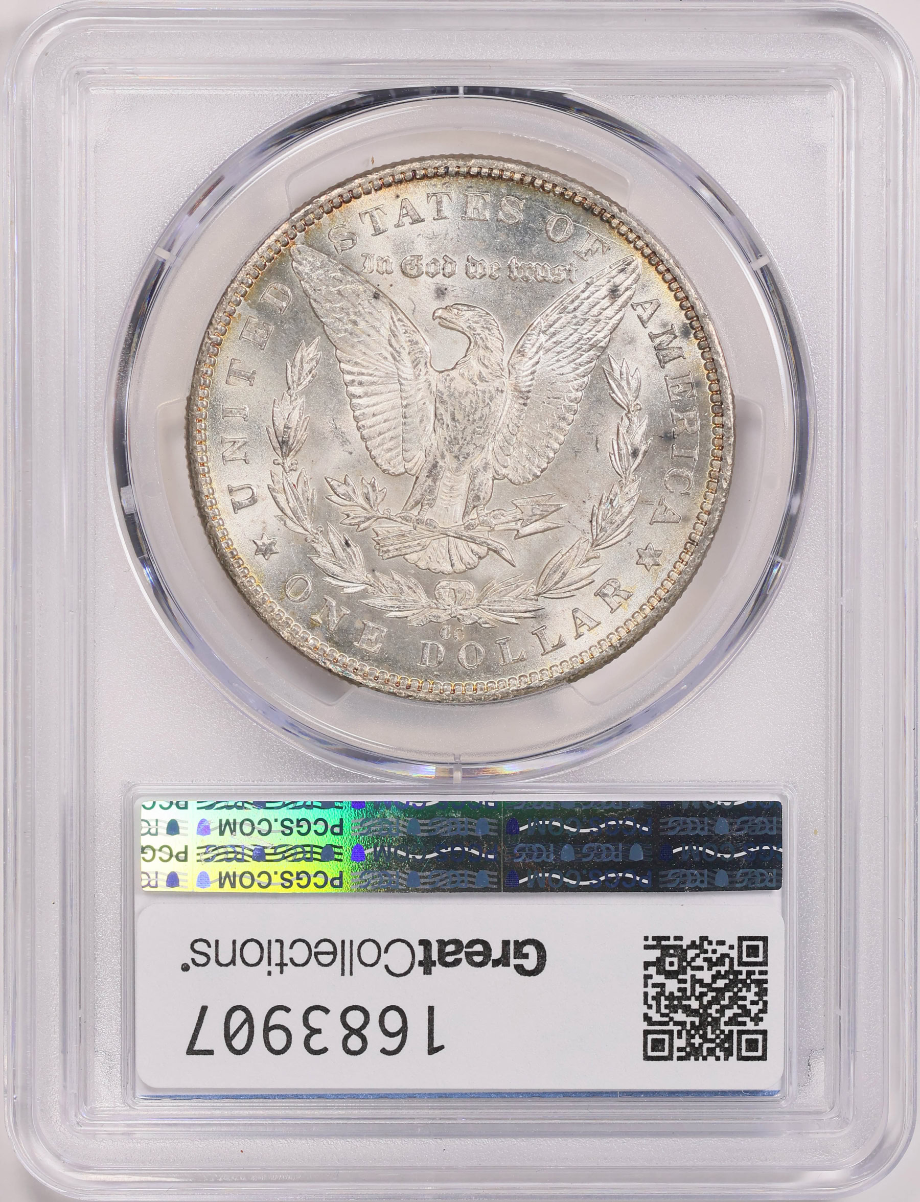 1890-CC Morgan Silver Dollar PCGS MS-62 (Item 1683907) | GreatCollections Coin Auctions