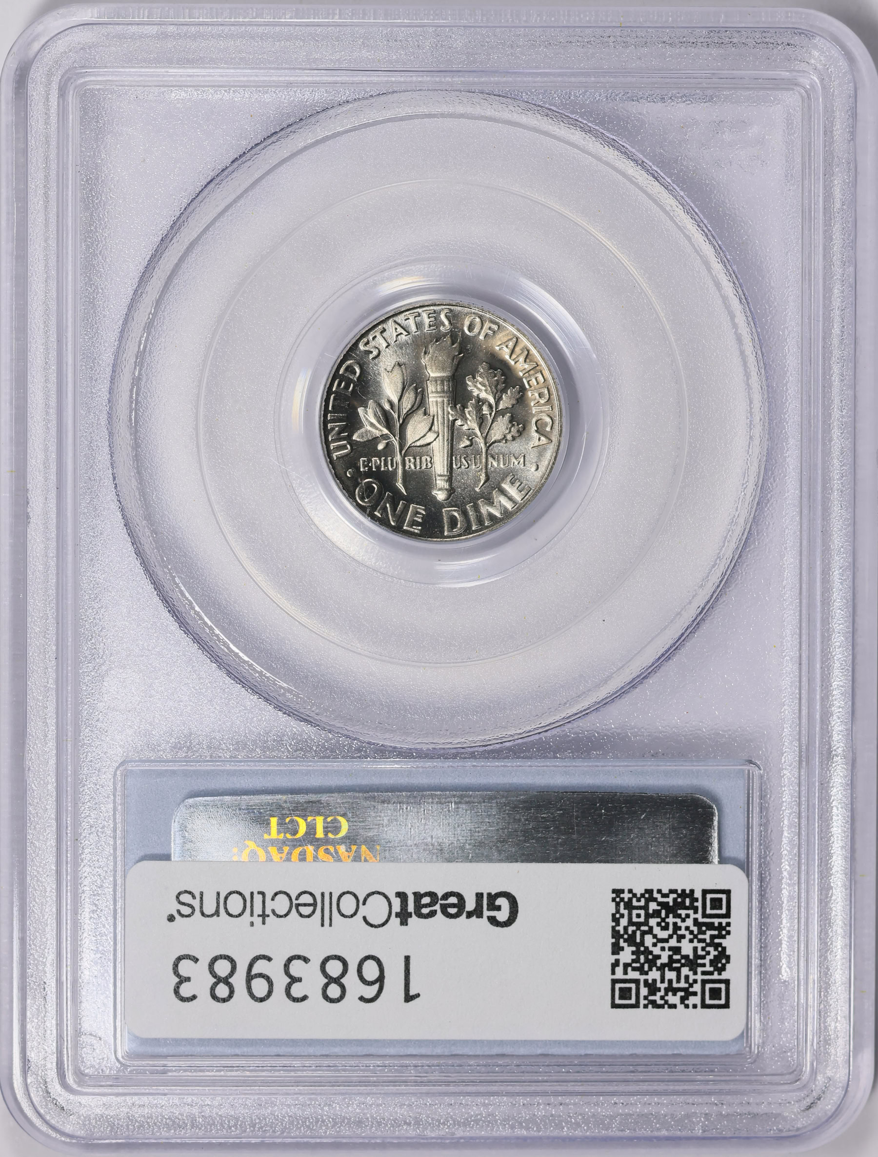 1965 Roosevelt Dime SMS PCGS MS-67 (Item 1683983) | GreatCollections ...
