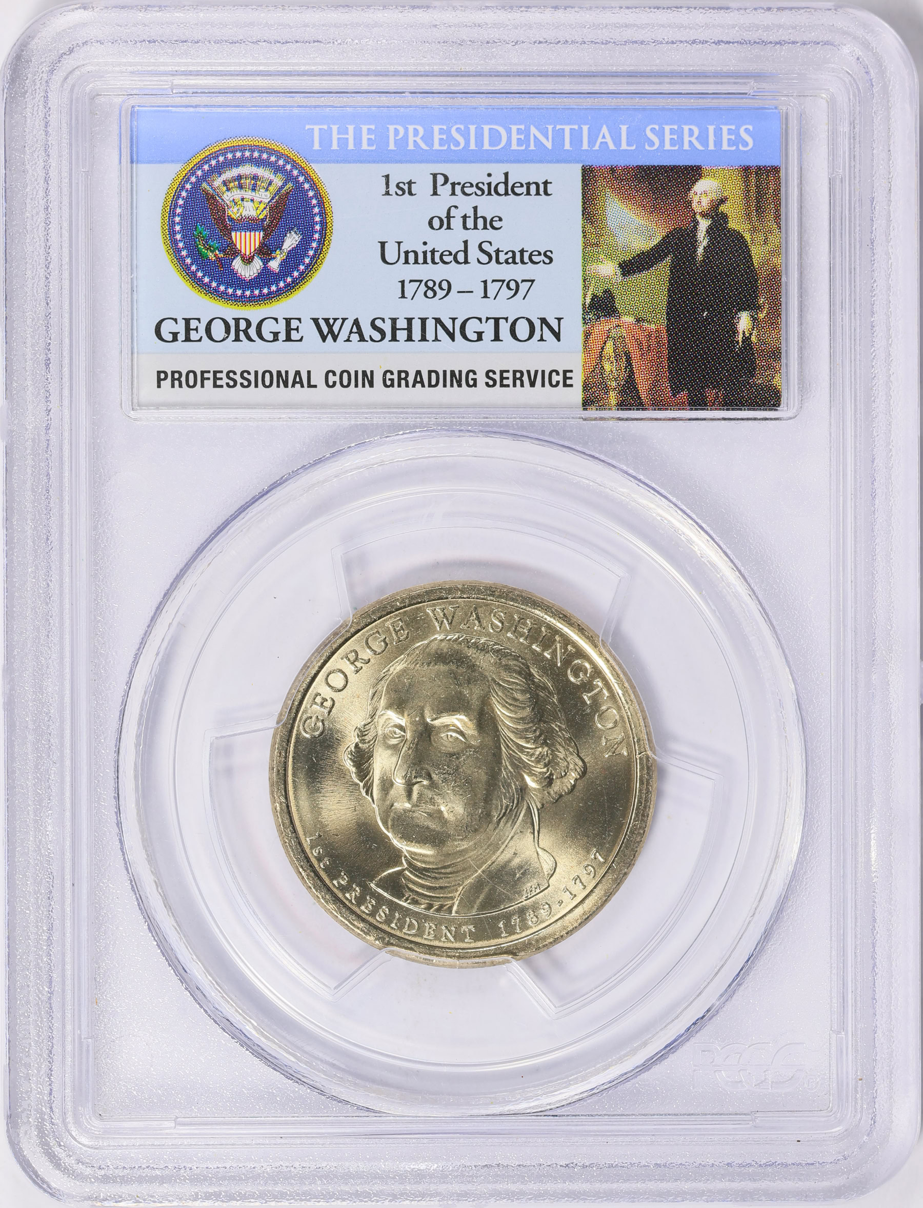 Mint Error (2007) Presidential Dollar George Washington Missing Edge ...