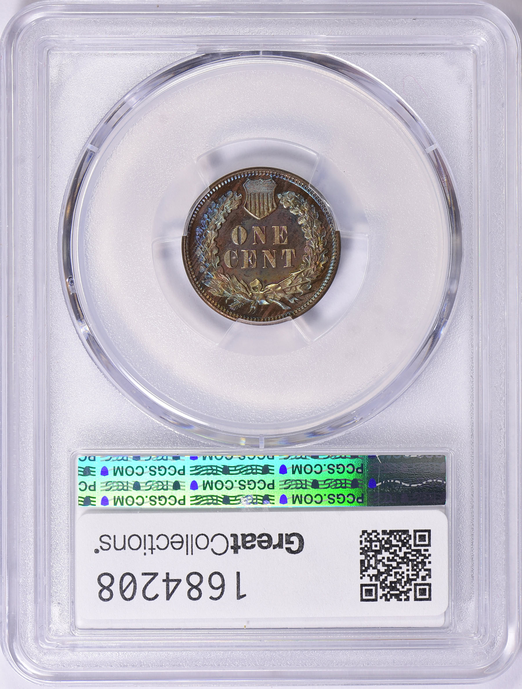 1887 Indian Cent PCGS Proof-66+ BN (Toned) (The Larry Shepherd ...