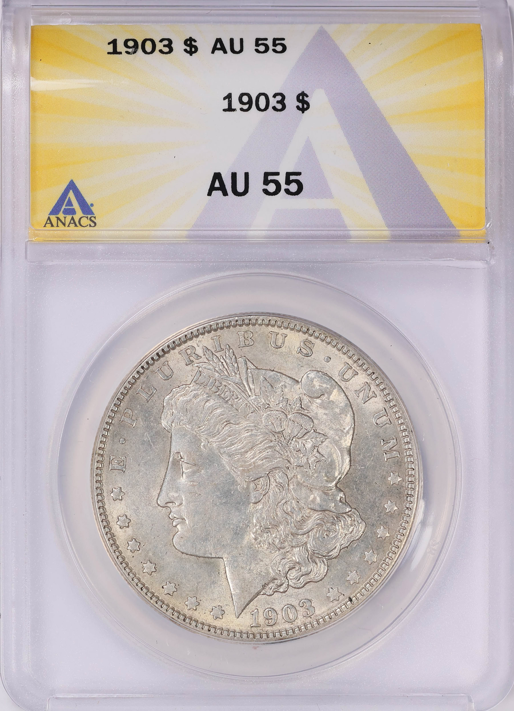 1903 Morgan Silver Dollar ANACS AU-55 (Item 1684788) | GreatCollections ...