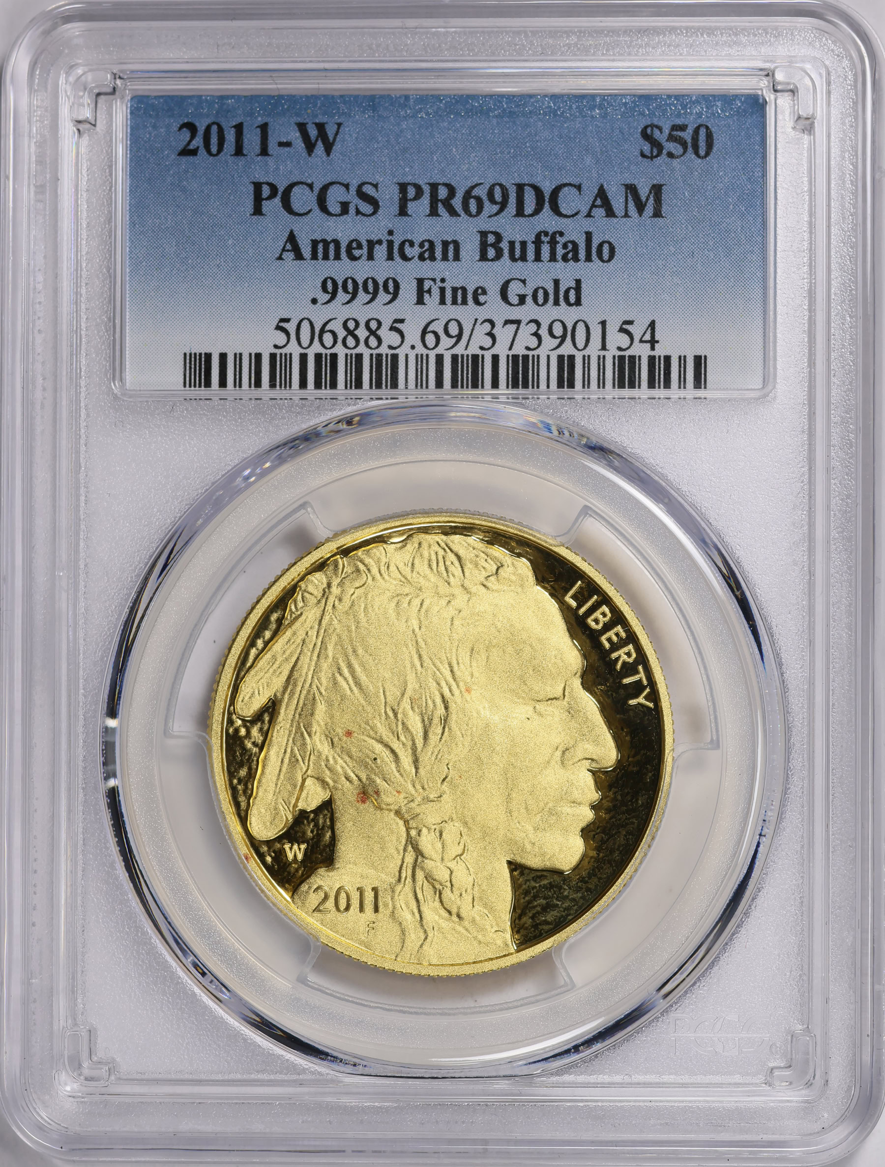2011-W $50 One-Ounce Gold American Buffalo PCGS Proof-69 DCAM (Item 1685282) | GreatCollections ...