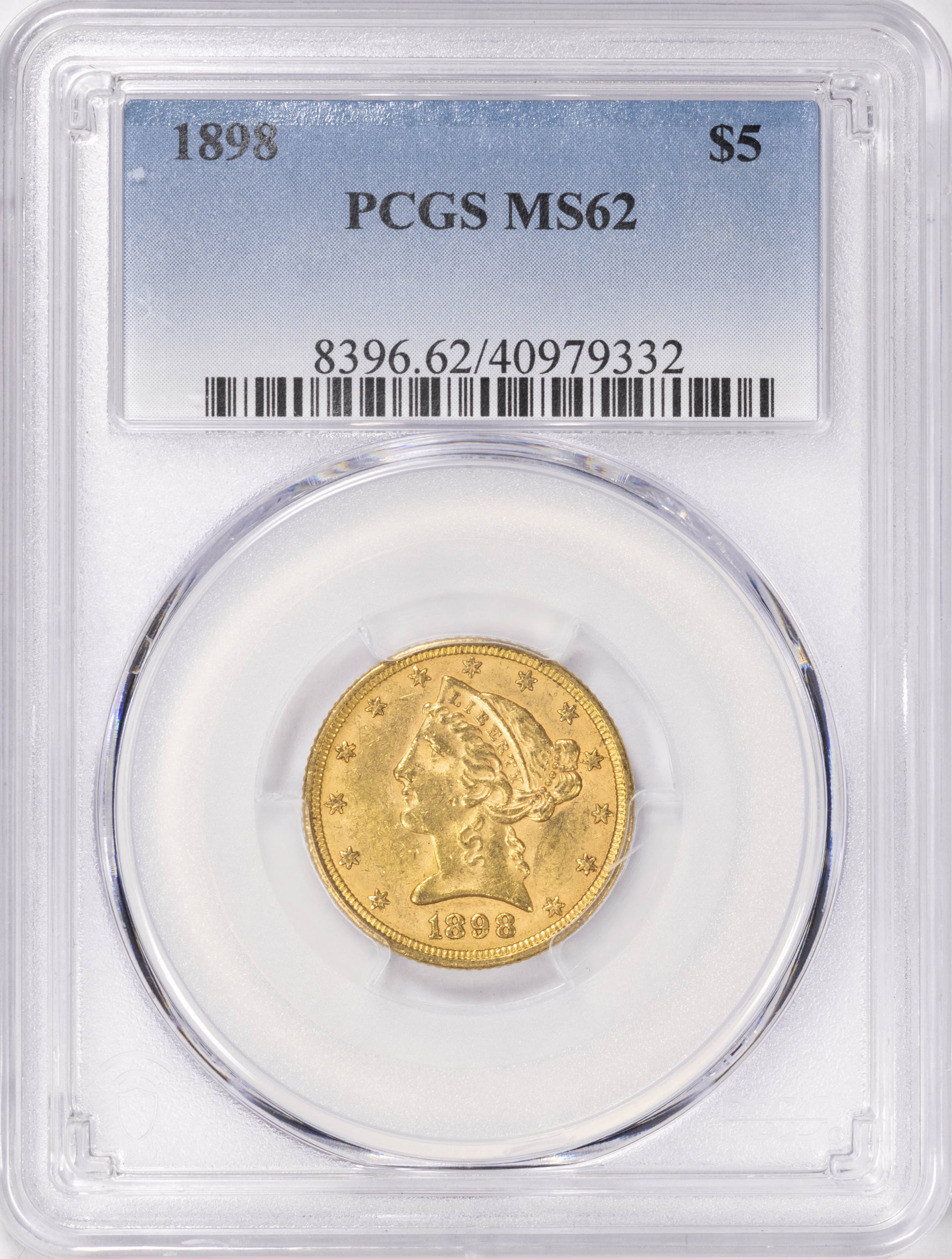 1898 Liberty Gold Half Eagle PCGS MS-62 (Item 1686019 ...