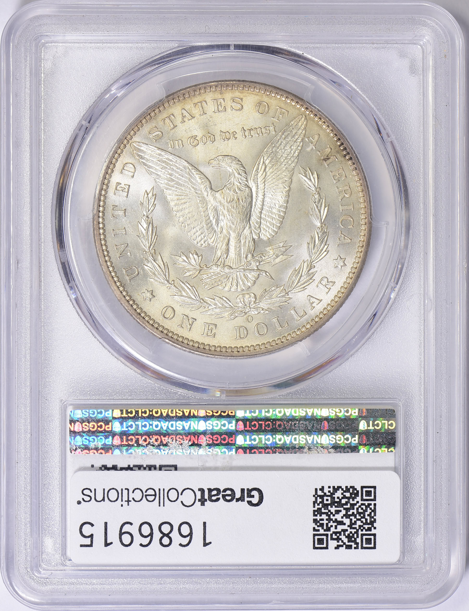 1896-O Morgan Silver Dollar PCGS MS-64 (CAC Green) (Levi Ranch/NFL Set Collection) (Item 1686915 ...
