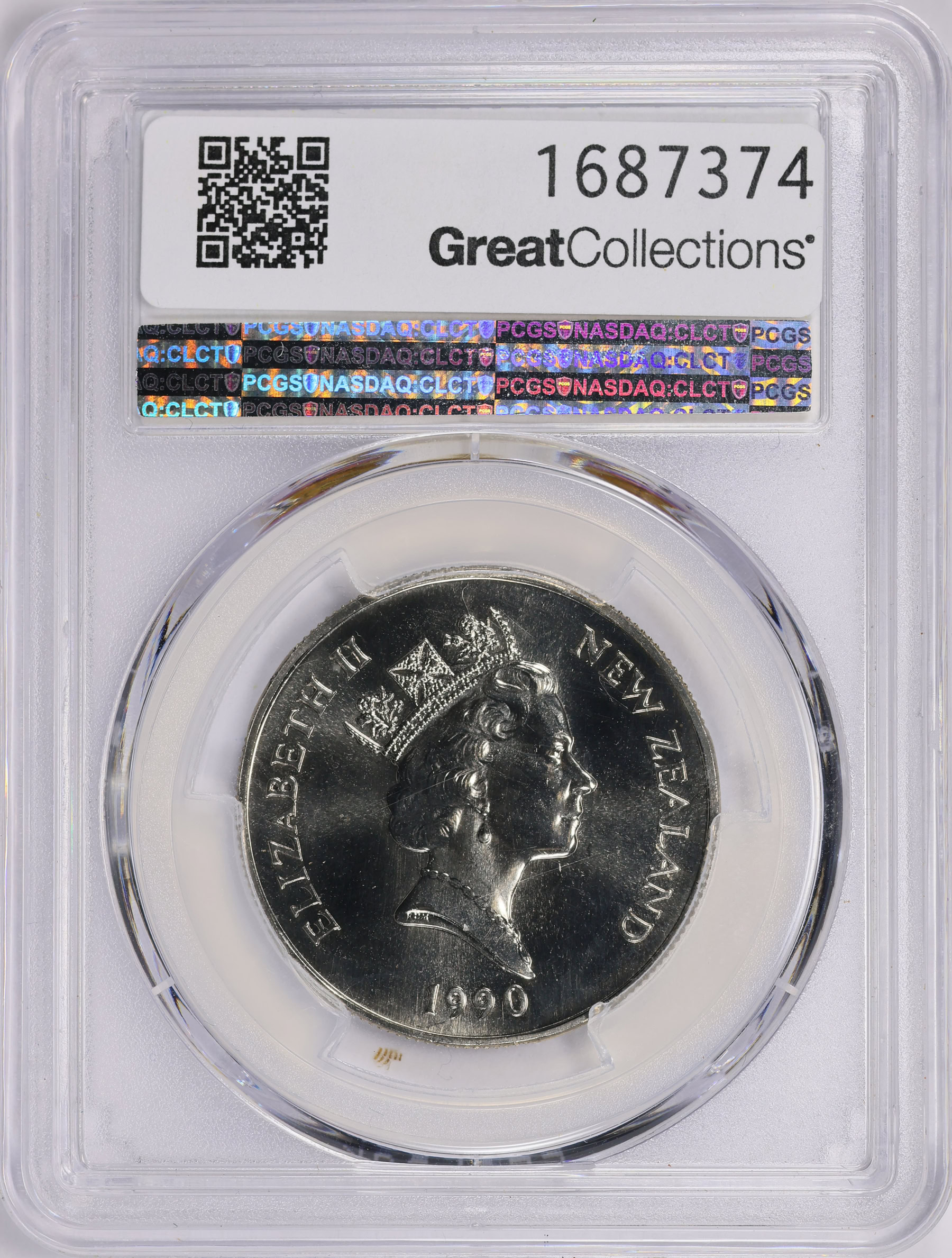 New Zealand 1990 50C 1990 Ann. Celebration PCGS MS-66 (Item 1687374) | GreatCollections Coin ...