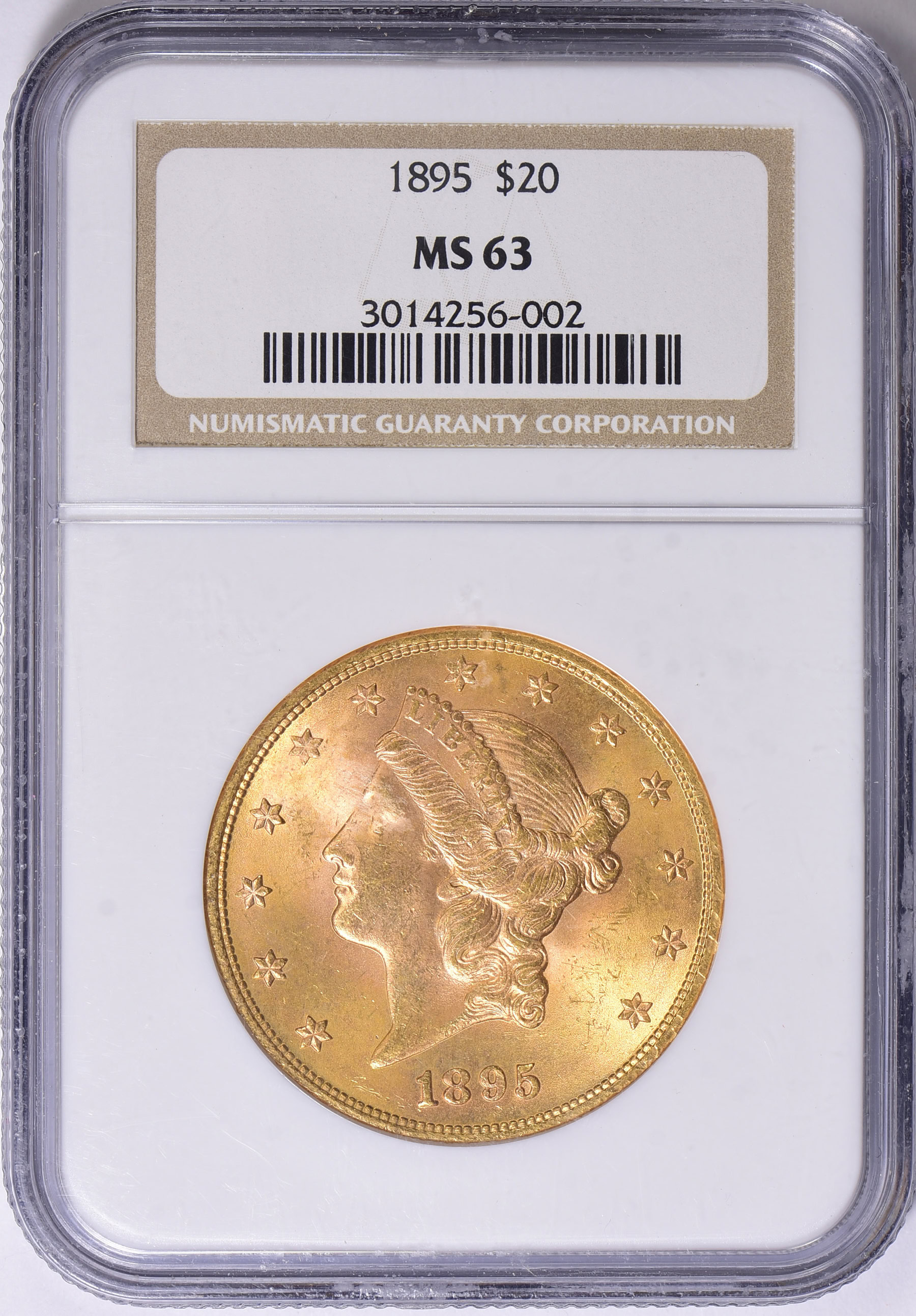 1895 Liberty Gold Double Eagle NGC MS-63 (Item 1687400) | GreatCollections Coin Auctions