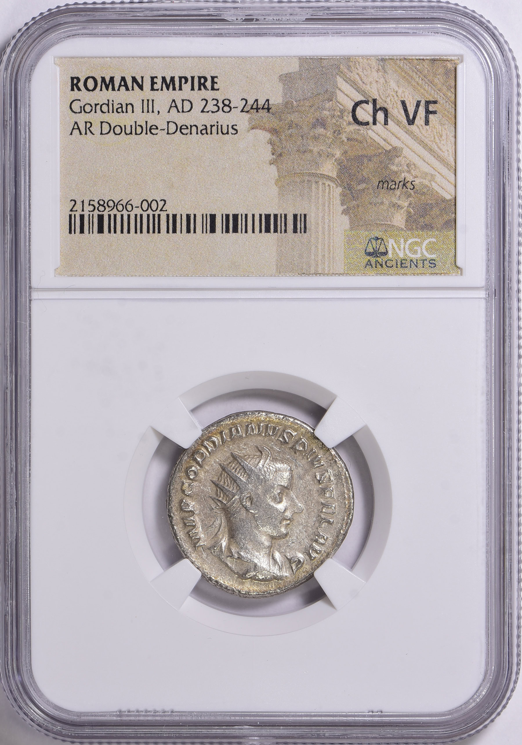 Ancient Roman Empire, Gordian III (A.D. 238-244) c.A.D. 240-243 AR ...