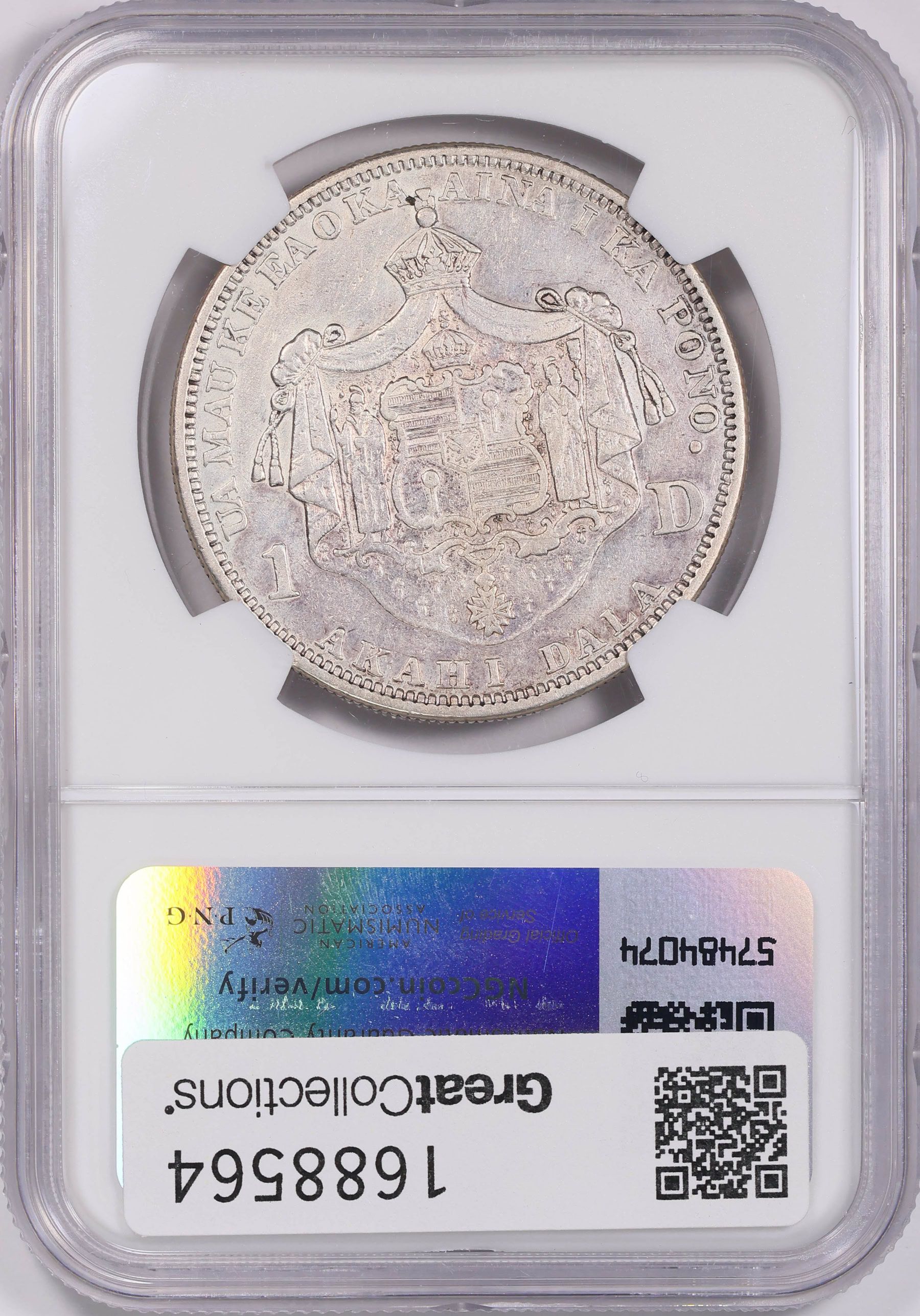 1883 Hawaii Silver Dollar NGC XF Details (Item 1688564 ...