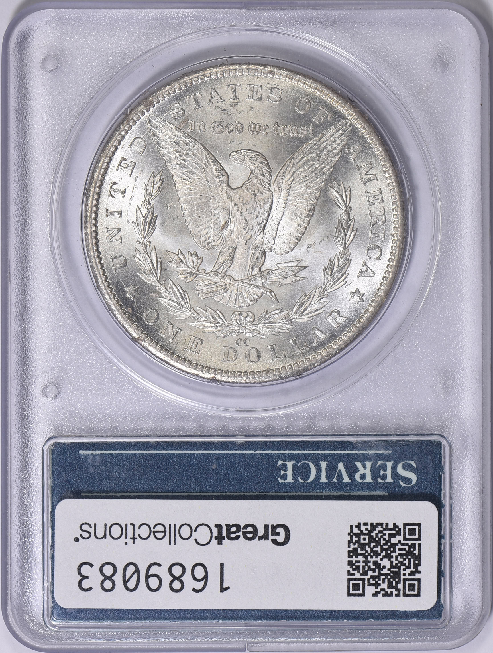 1884-CC Morgan Silver Dollar PCGS MS-64 (CAC Green) OGH (1st Gen) (Item 1689083 ...