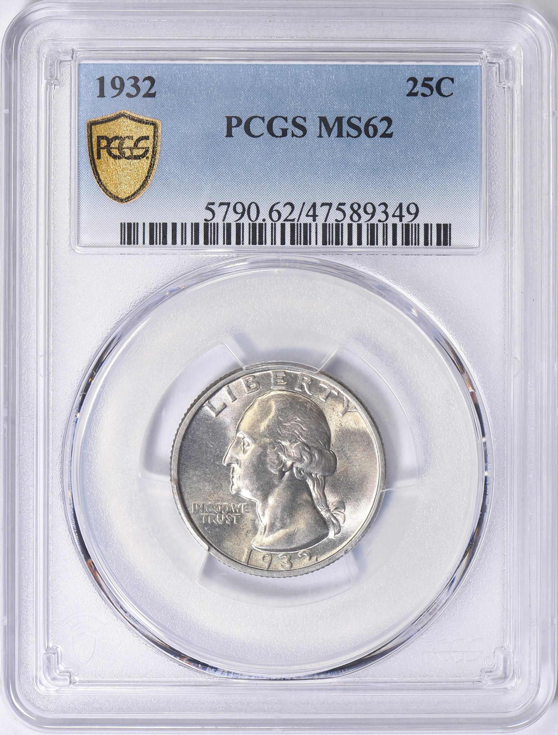 1932 Washington Quarter PCGS MS-62 (Item 1690367) | GreatCollections Coin Auctions
