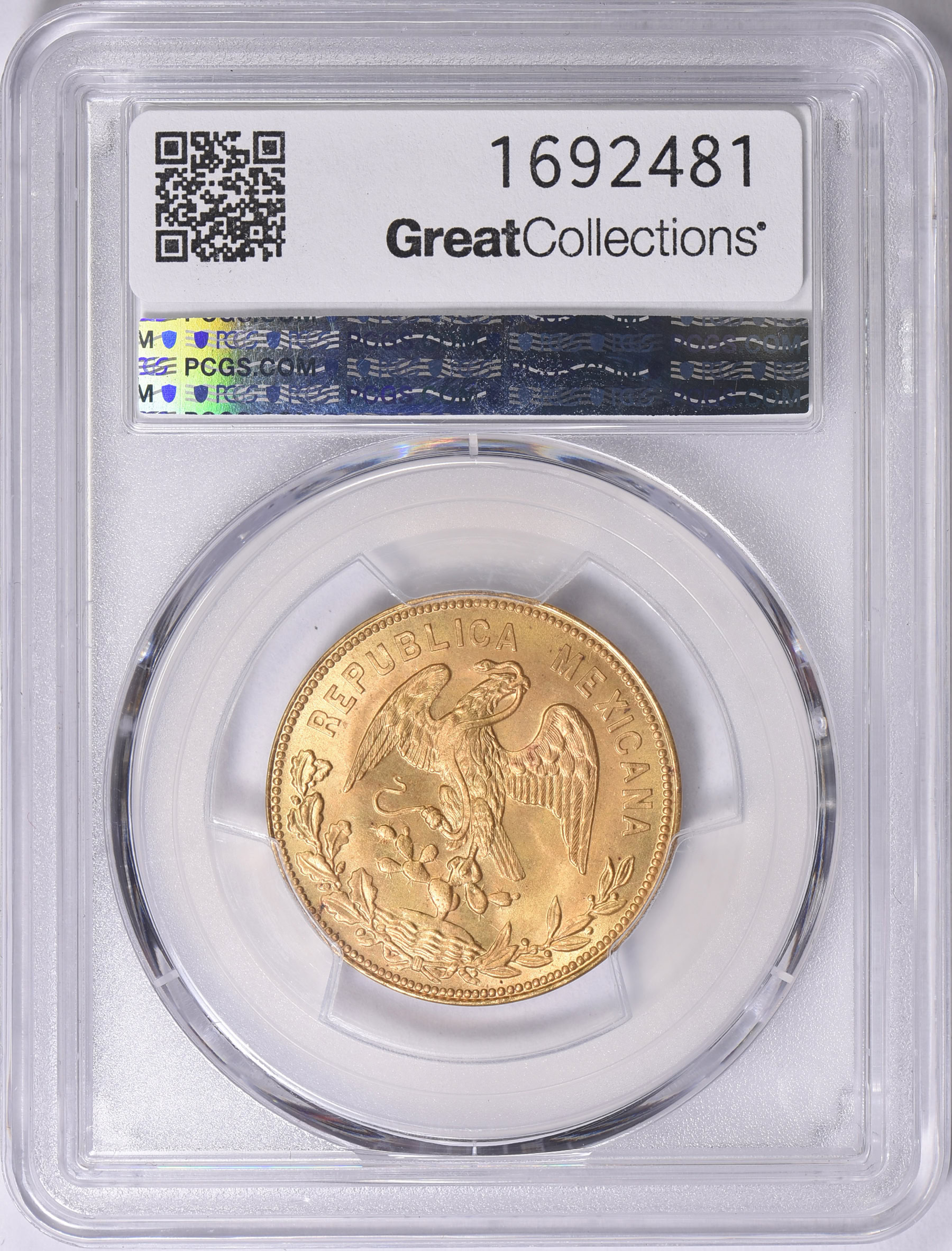 Mexico 1953 Gold Medallic 20 Pesos Birth of Hidalgo 200th Anniversary ...