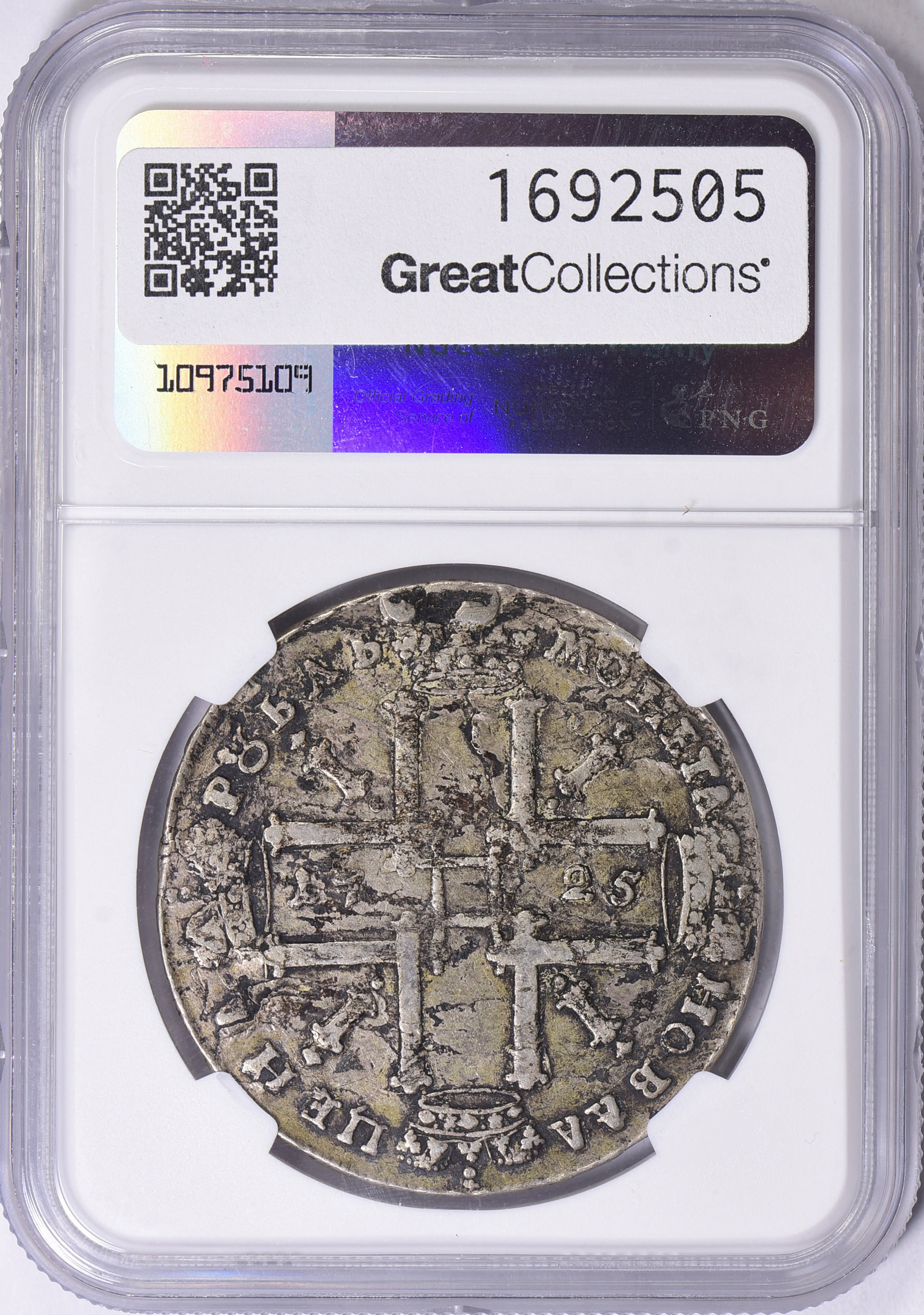 Russia 1725 Silver Rouble KM-162.5 NGC VF Details (Item 1692505 ...