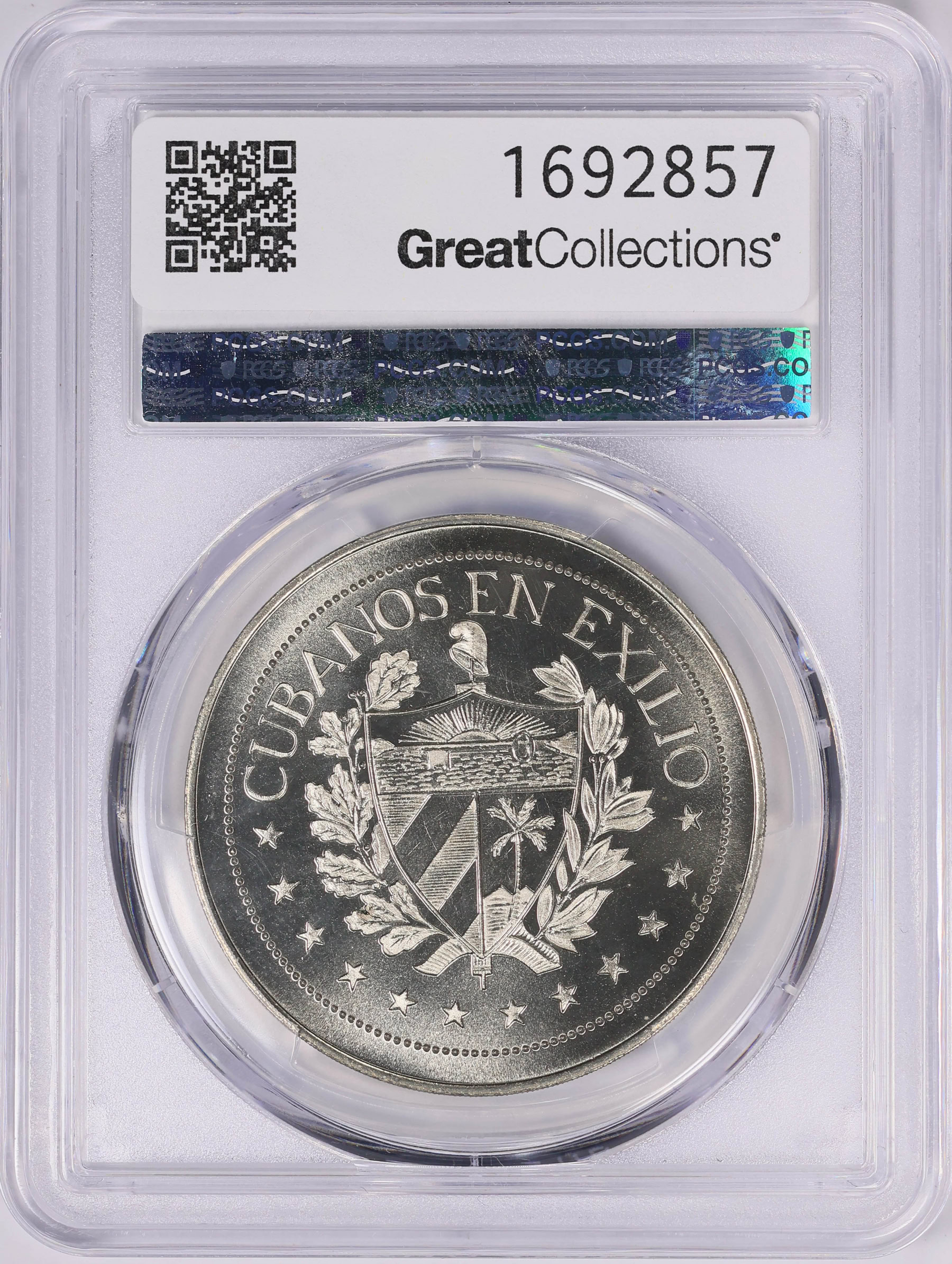 Cuba 1985 Copper-Nickel-Zinc Souvenir Peso KM-XM7 PCGS Proof-69 CAMEO ...