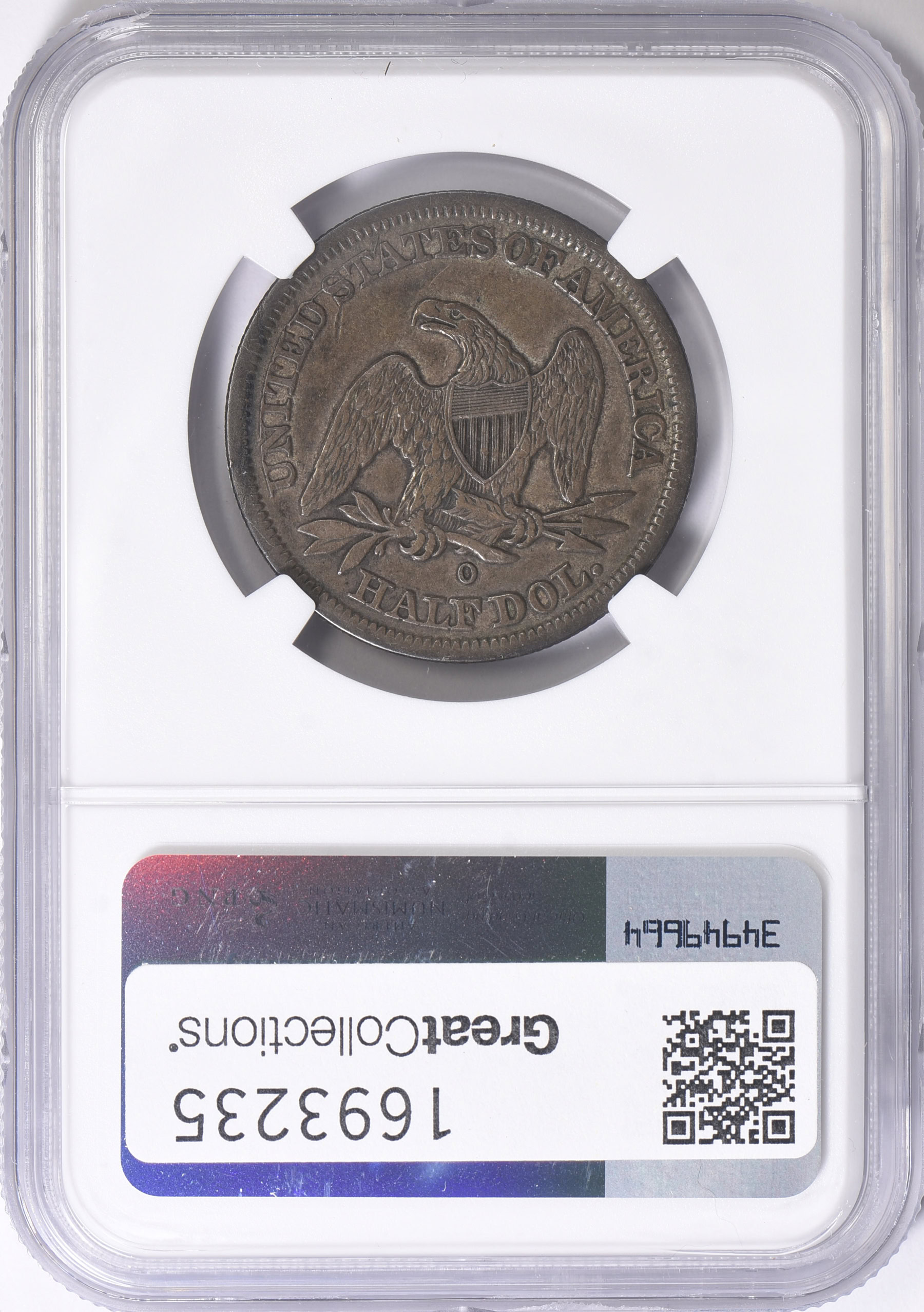 1844-O Seated Liberty Half Dollar NGC XF-40 (Item 1693235 ...