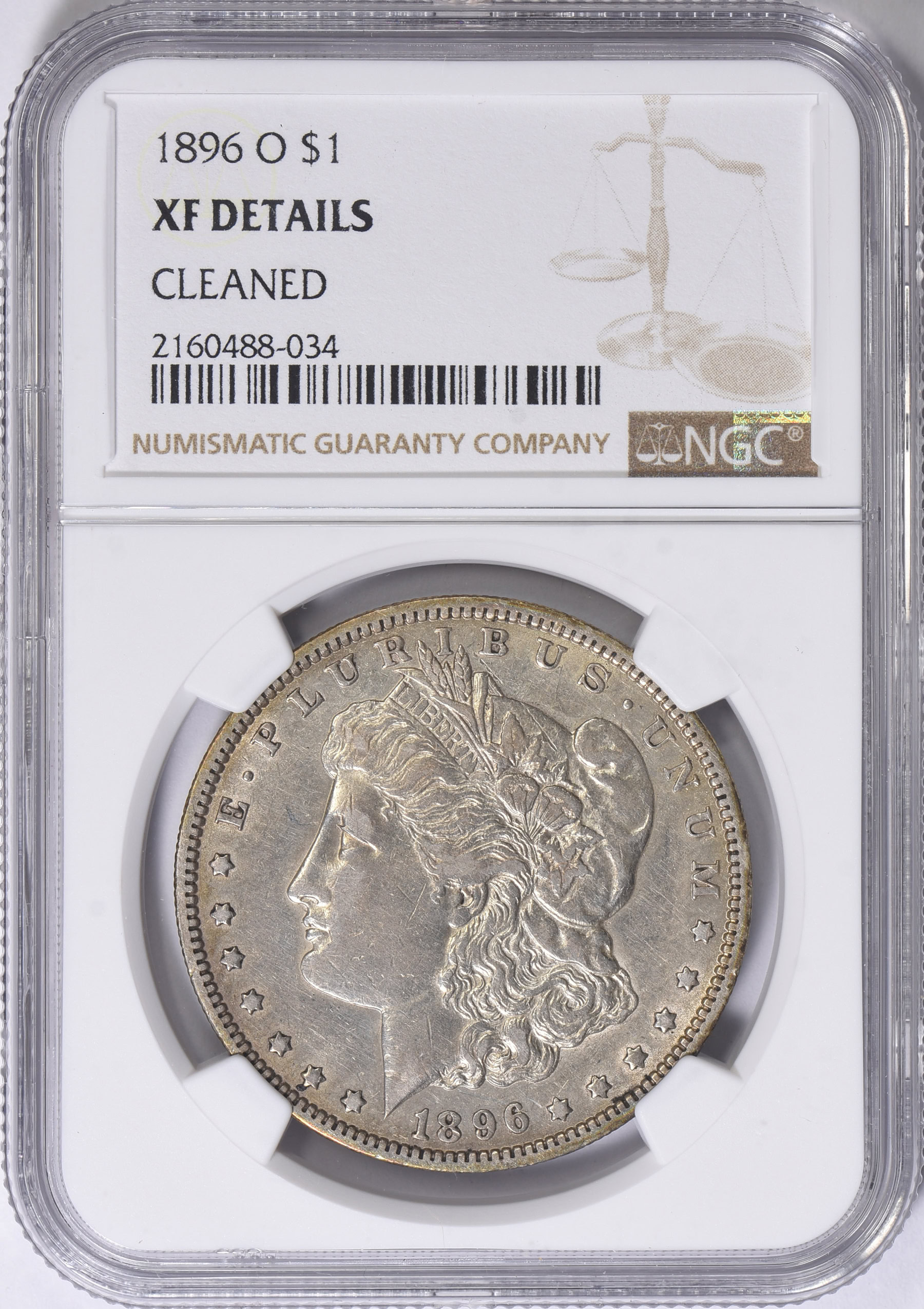 1896-O Morgan Silver Dollar NGC XF Details (Item 1693266) | GreatCollections Coin Auctions